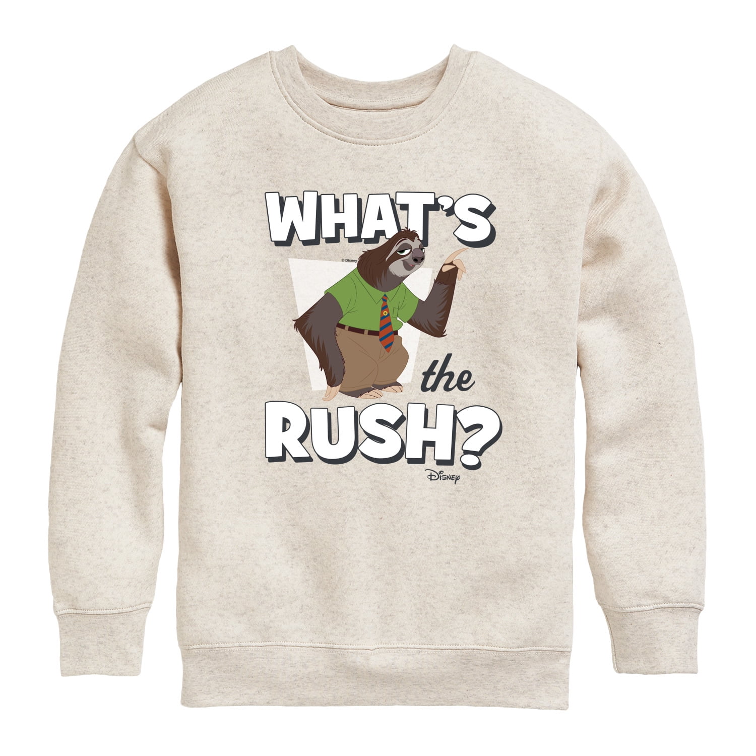 Disney Zootopia - What's The Rush - Toddler & Youth Crewneck Fleece ...