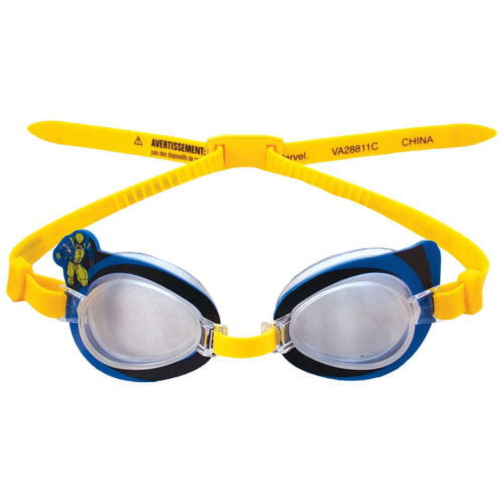 Disney and Marvel Swim Goggles - Marvel Heroes - Wolverine - Walmart.com