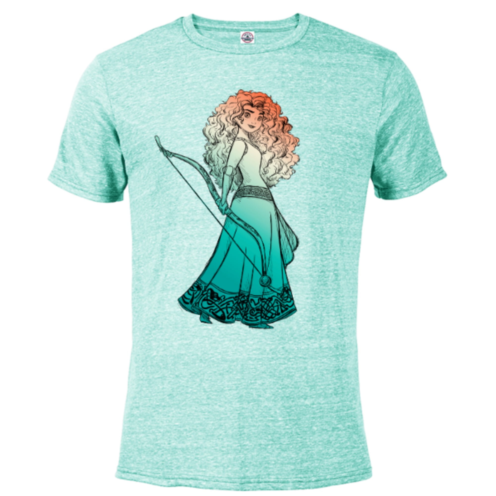 Disney and PIXAR Brave Merida Stylized T-Shirt- Short Sleeve Blended T ...