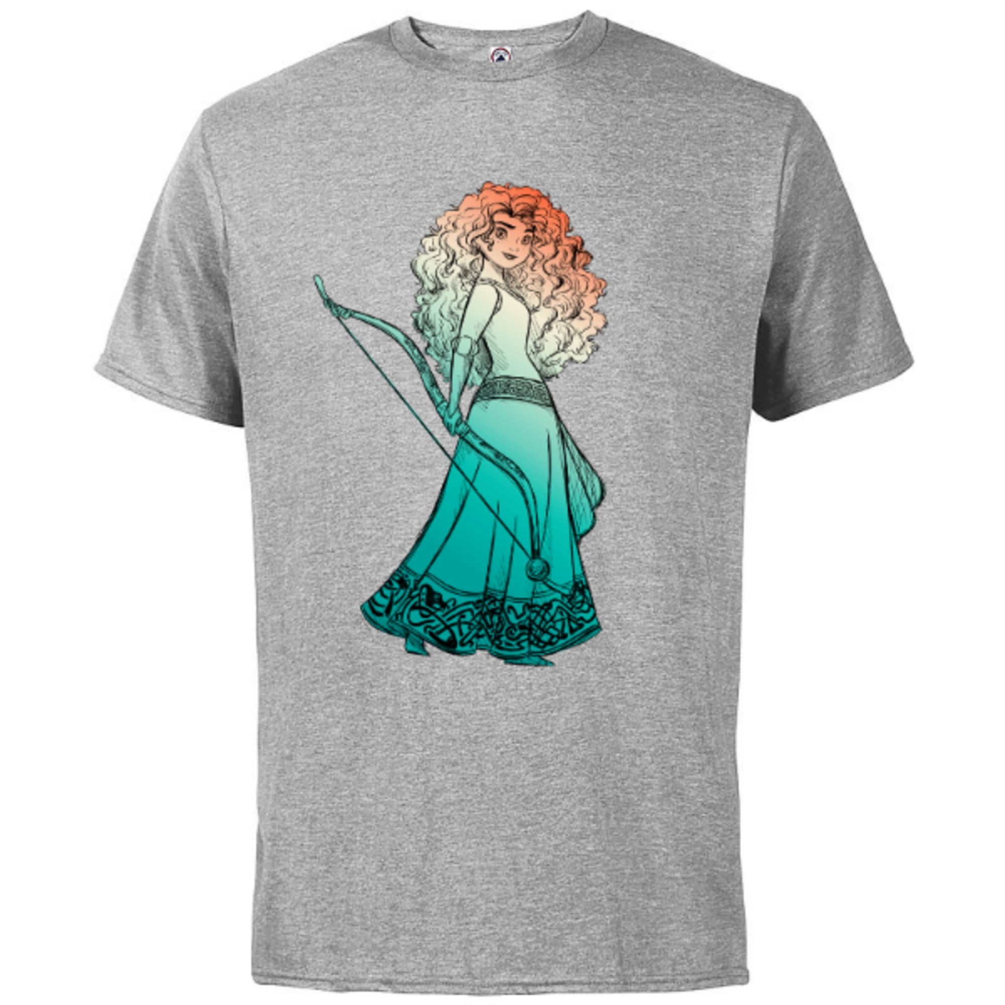 Disney and PIXAR Brave Merida Stylized T-Shirt - Short Sleeve Cotton T ...