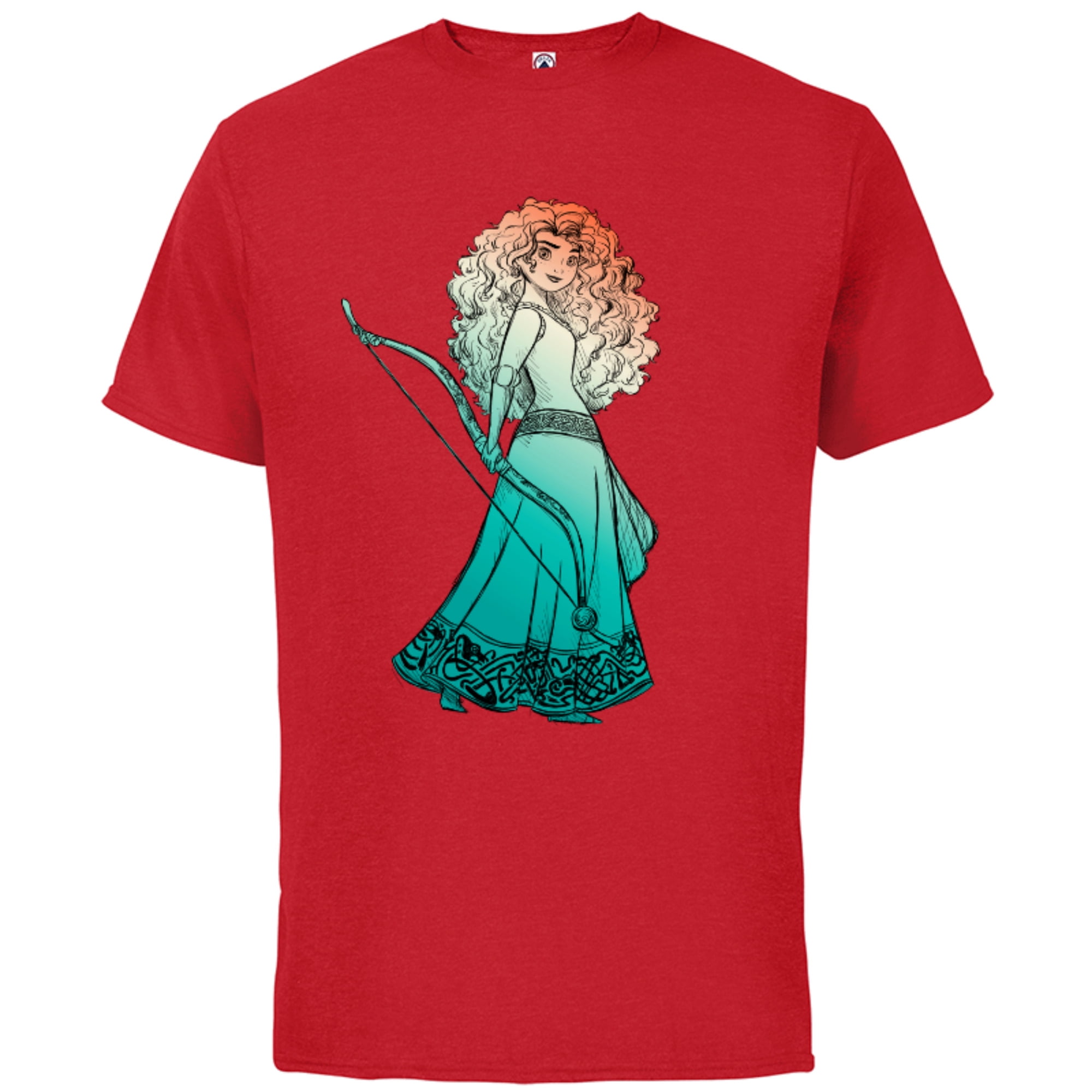 Disney and PIXAR Brave Merida Stylized T-Shirt - Short Sleeve Cotton T ...