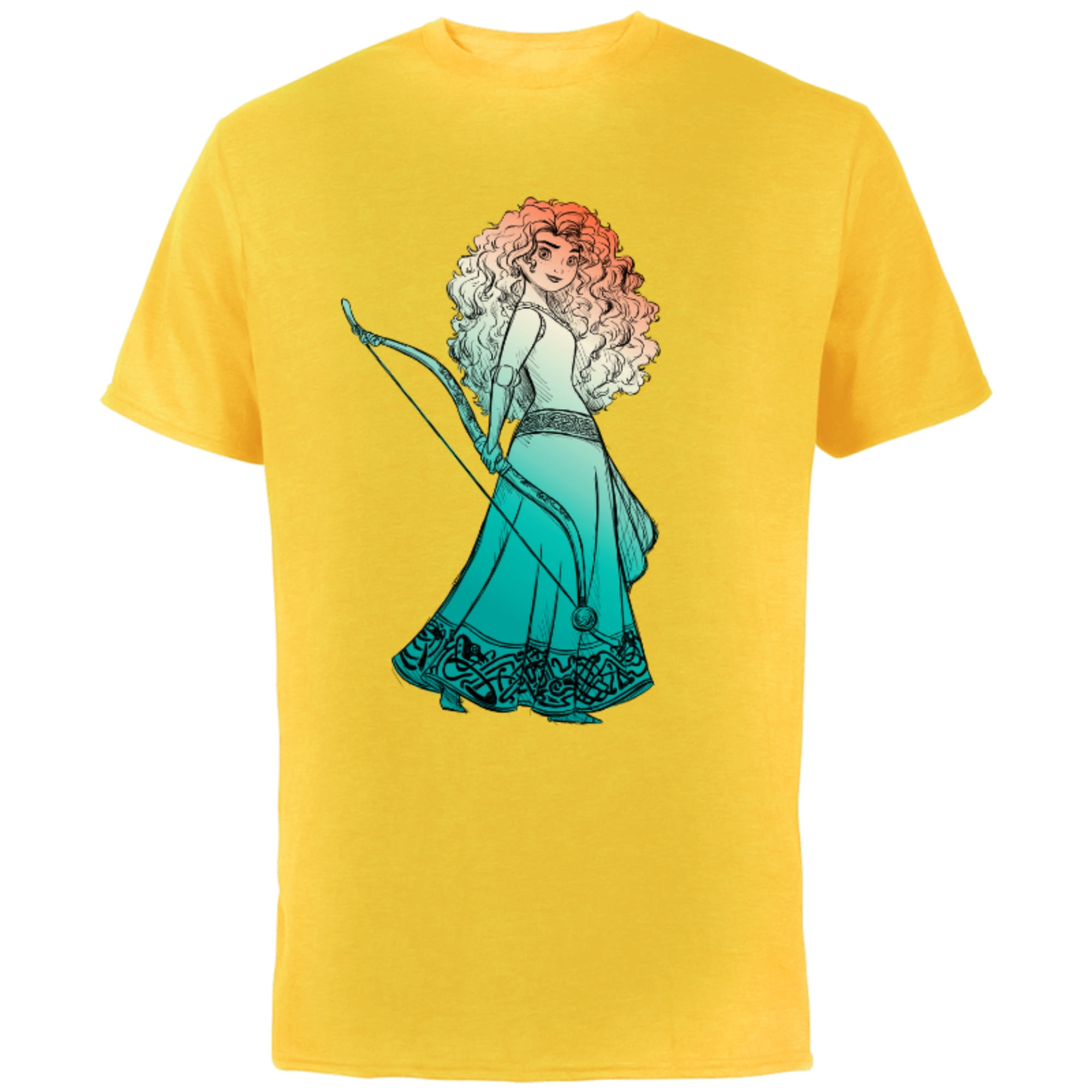 Disney and PIXAR Brave Merida Stylized T-Shirt - Short Sleeve Cotton T ...