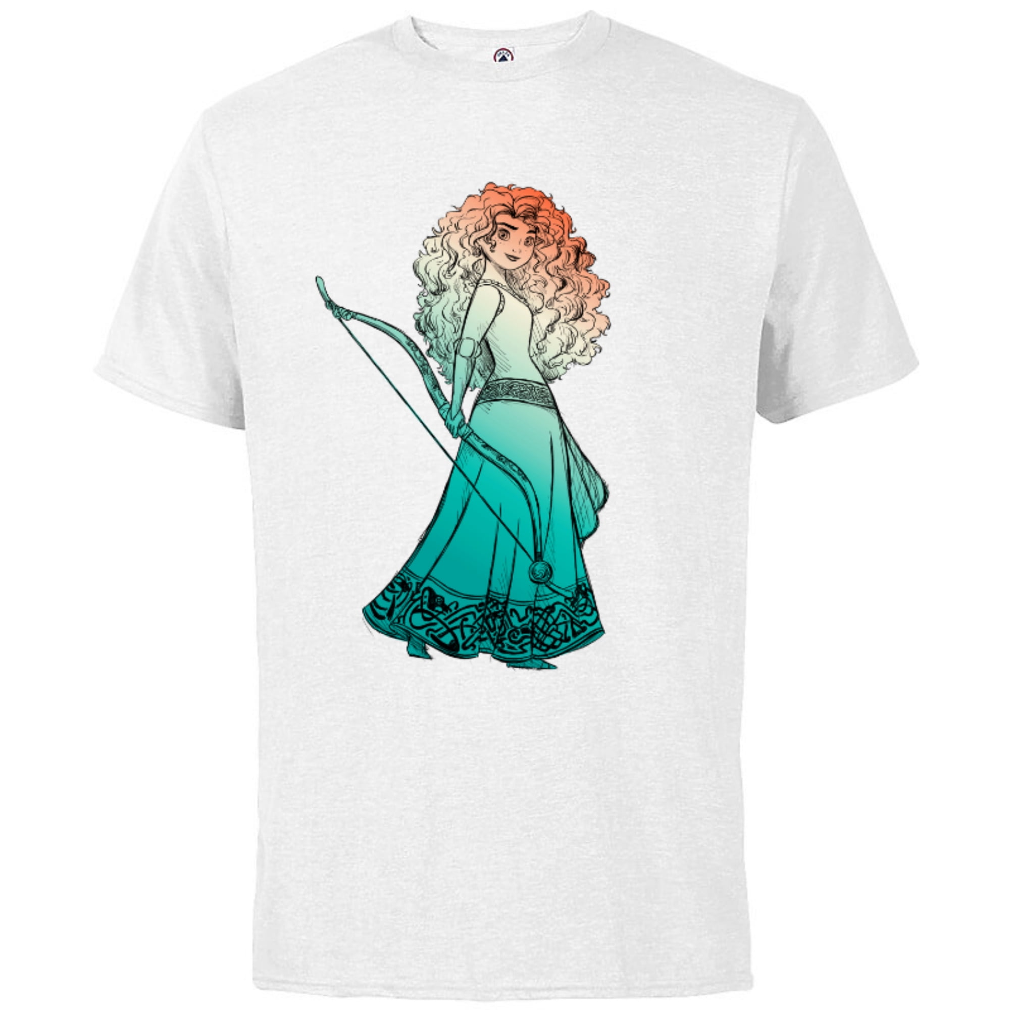 Disney and PIXAR Brave Merida Stylized T-Shirt - Short Sleeve Cotton T ...