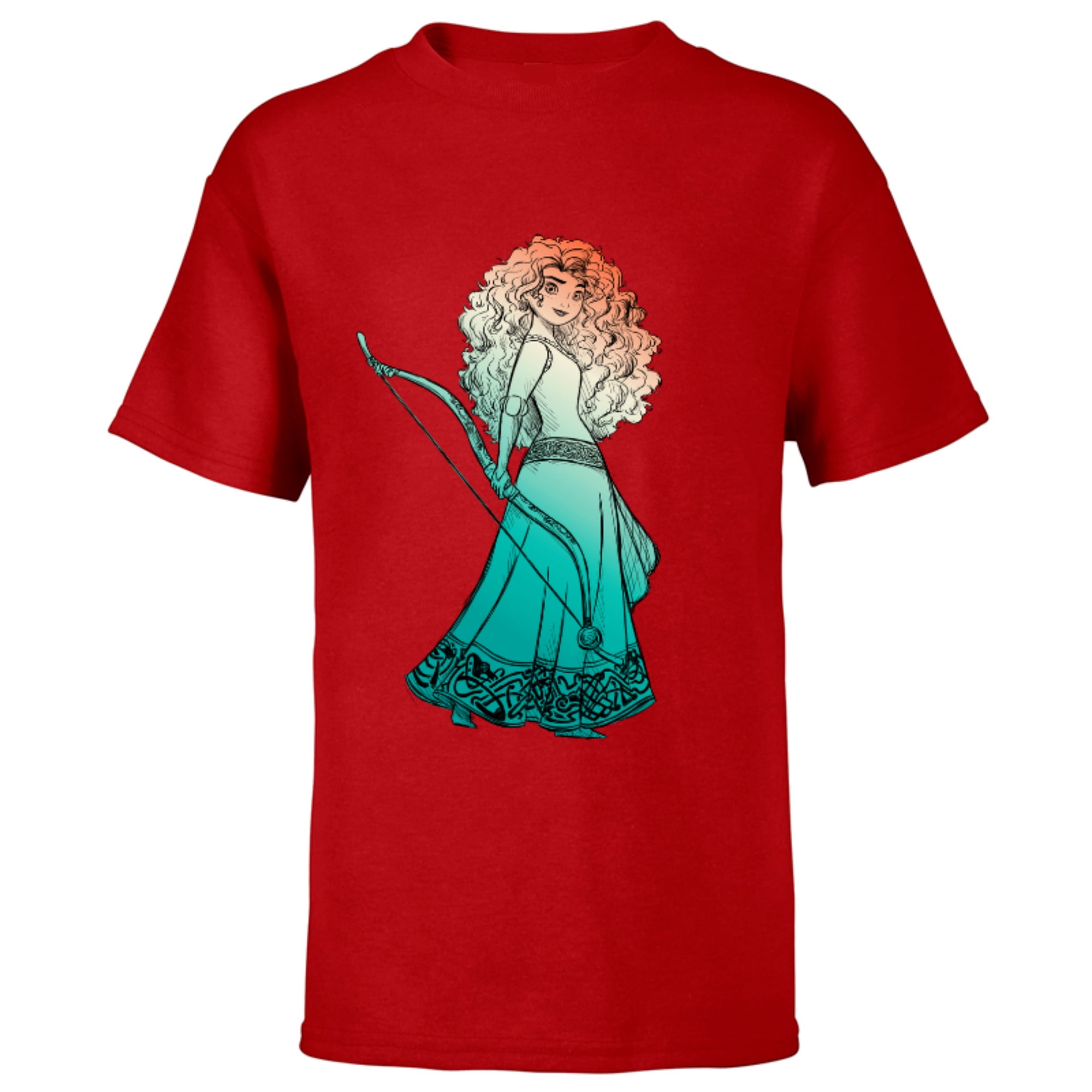 Disney and PIXAR Brave Merida Stylized T-Shirt - Short Sleeve T-Shirt ...