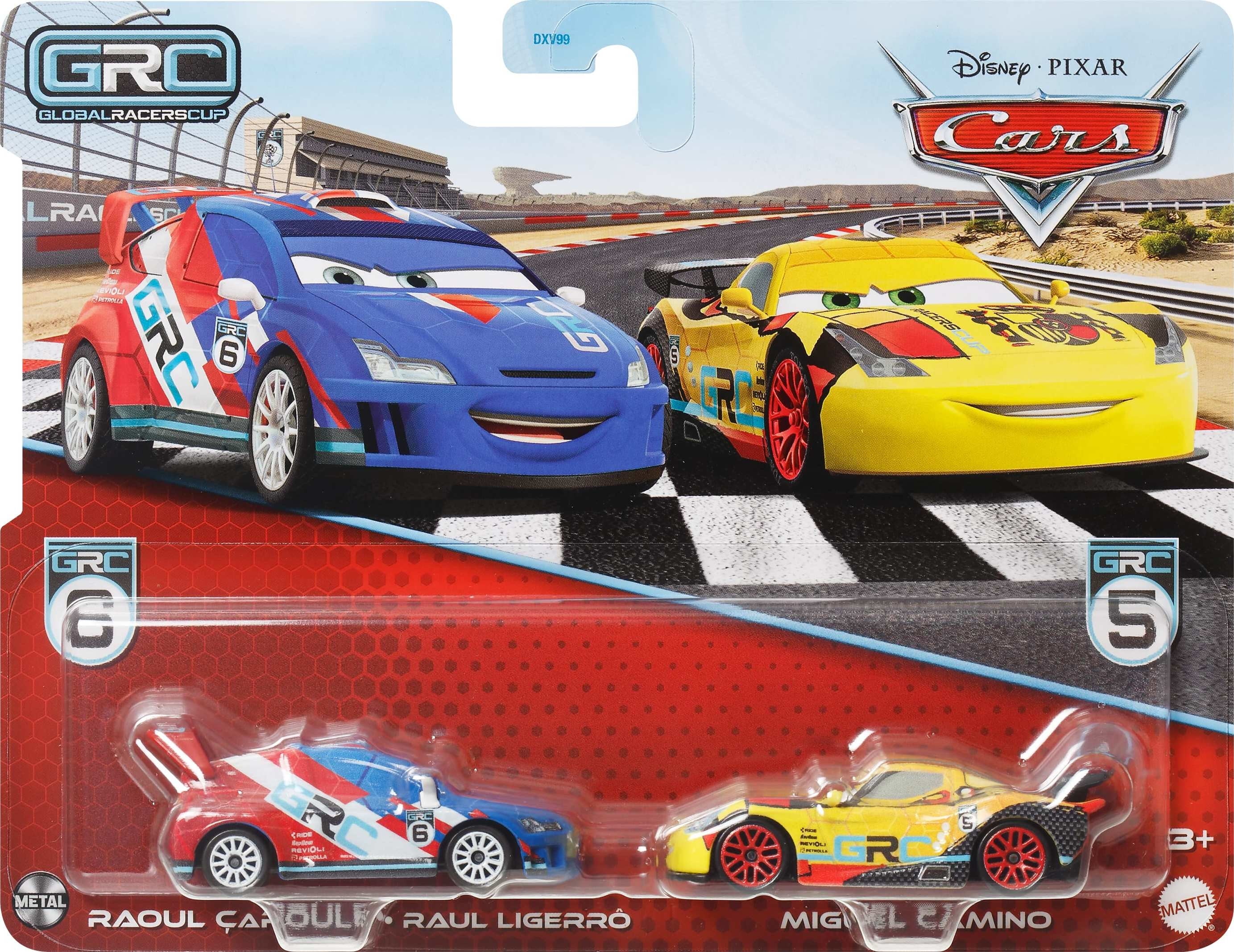 Disney and Pixar Cars 2-Pack, Set of 2 1:55 Scale Die-Cast Toy Vehicles ...