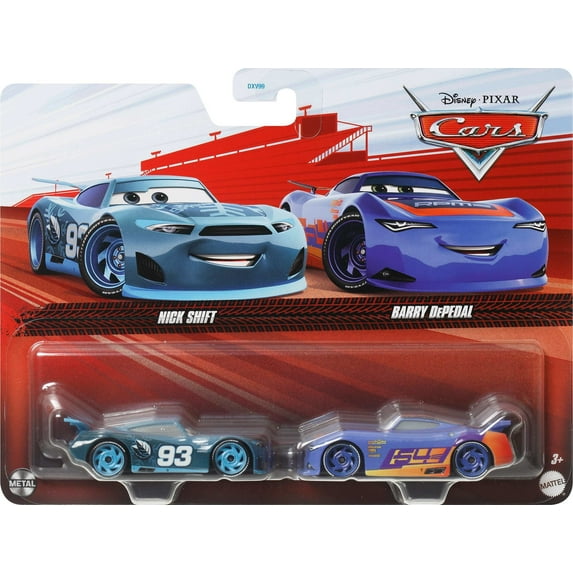 Disney and Pixar Cars 2-Pack, Set of 2 1:55 Scale Die-Cast Toy Vehicles ...