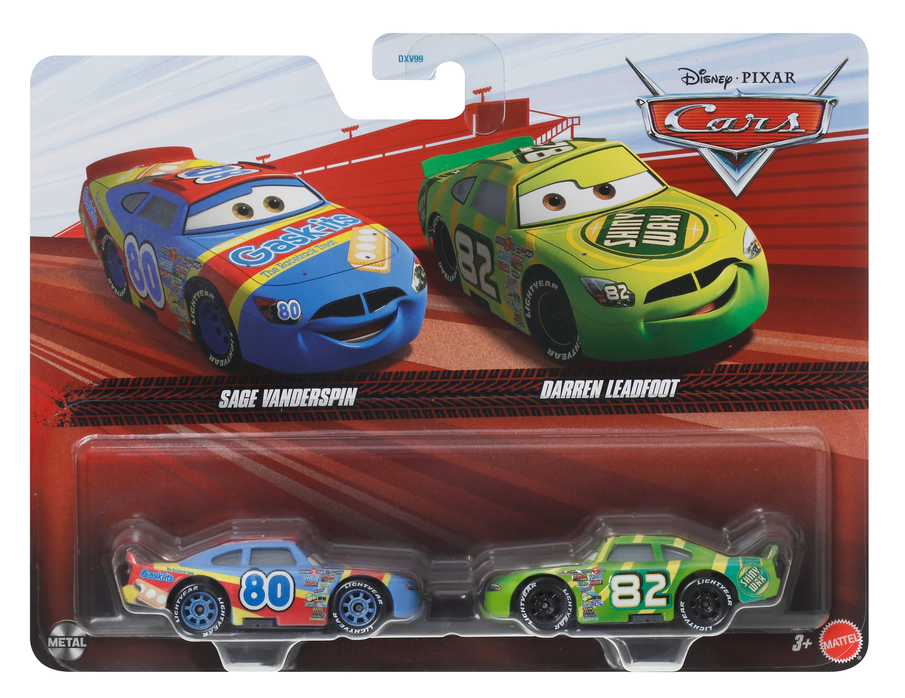 Disney and Pixar Cars 2-Pack, Set of 2 1:55 Scale Die-Cast Toy Vehicles ...