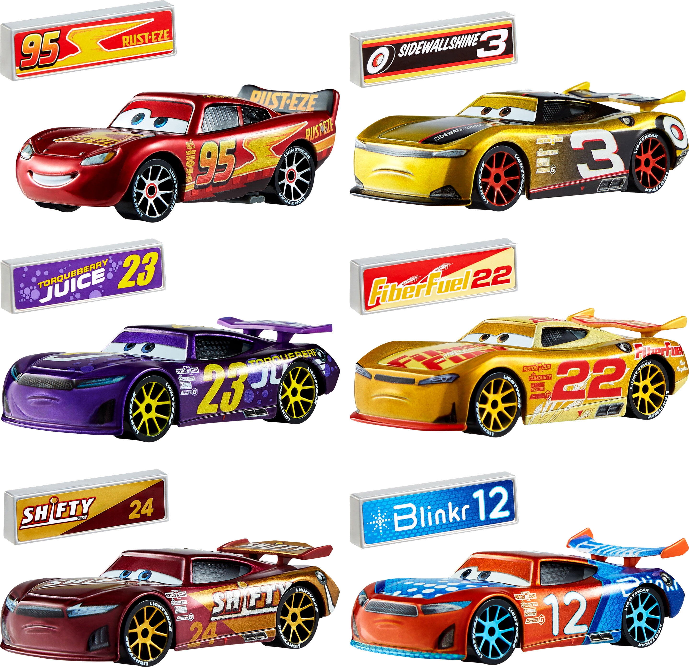 Disney Pixar Cars NASCAR Die-cast Car & Truck Play Vehicle, (Styles May ...