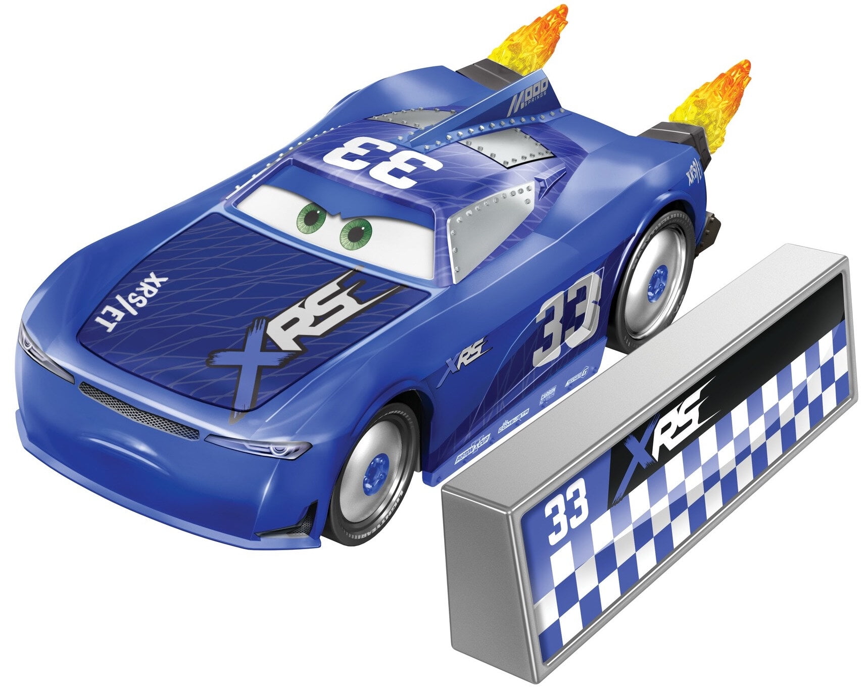 Disney and Pixar Cars XRS Rocket Racing Ed Truncan, 1:55 Scale Die-Cast ...