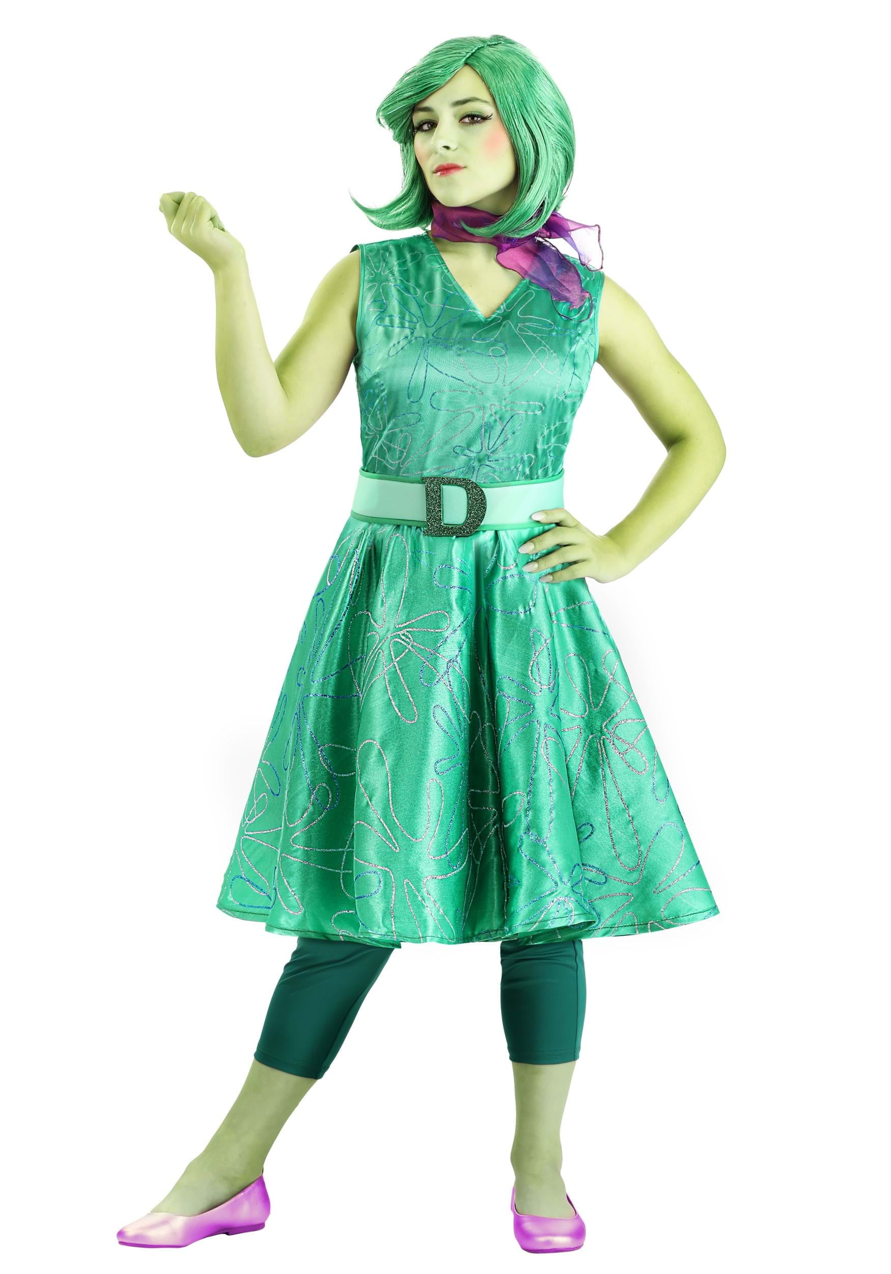 Disney and Pixar Inside Out Disgust Costume for Women - Walmart.com