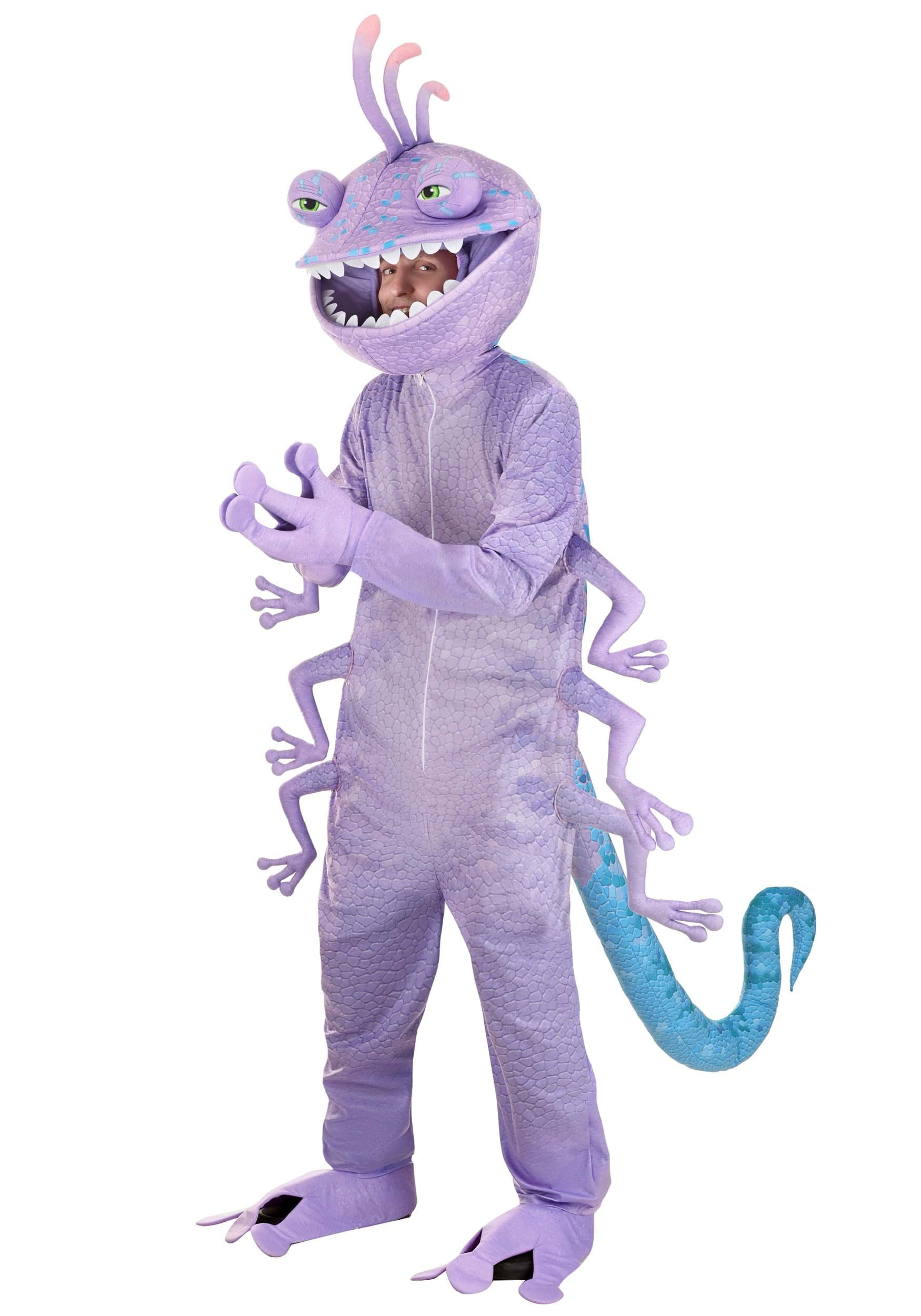 Disney and Pixar Monsters Inc Randall Costume for Adults With Full Head ...