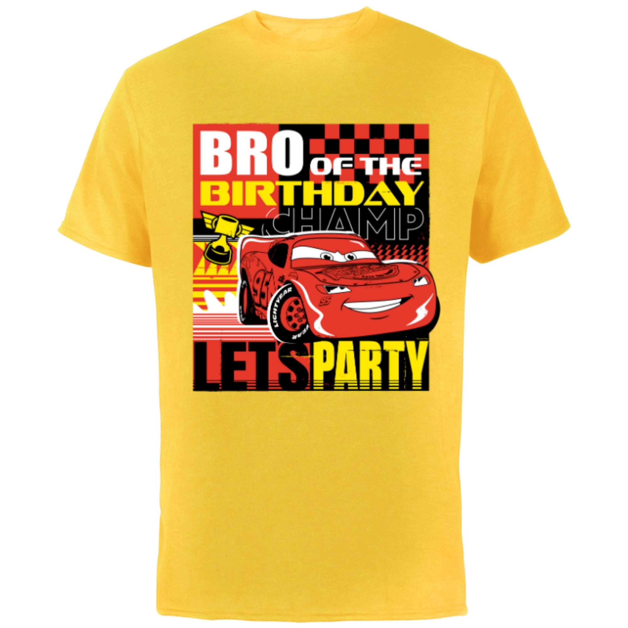Disney and Pixar’s Cars Bro of the Birthday Champ Party - Short Sleeve ...