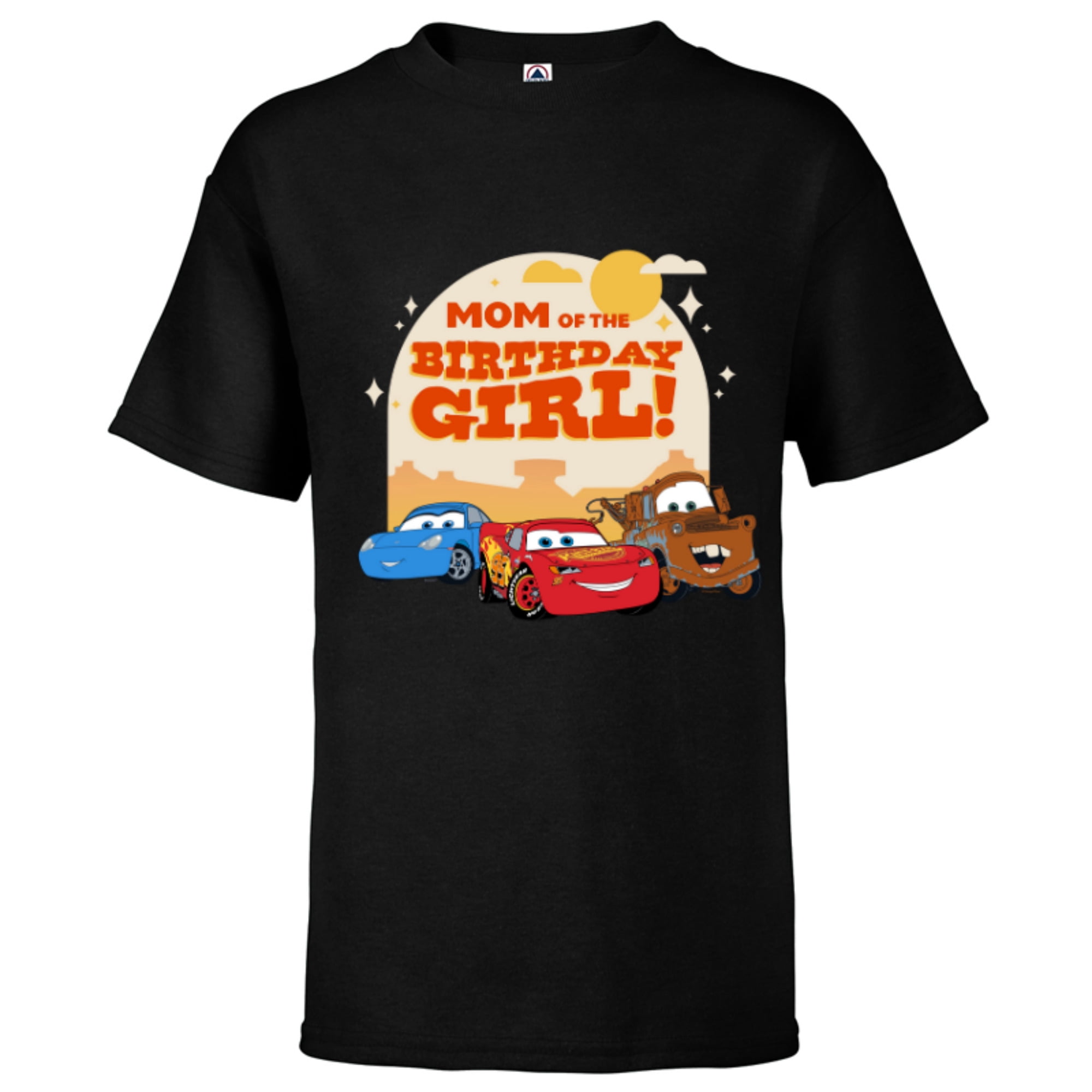Disney and Pixar’s Cars Family Mom of the Birthday Girl - Short Sleeve ...