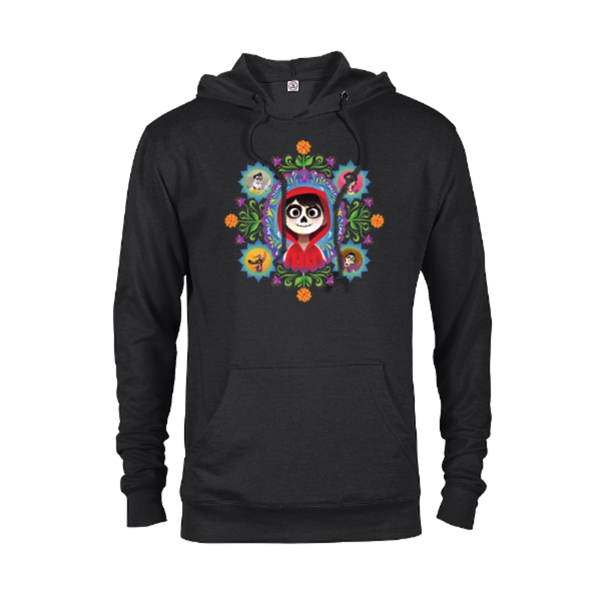 Disney and Pixar’s Coco Miguel Colorful Florals - Pullover Hoodie for ...
