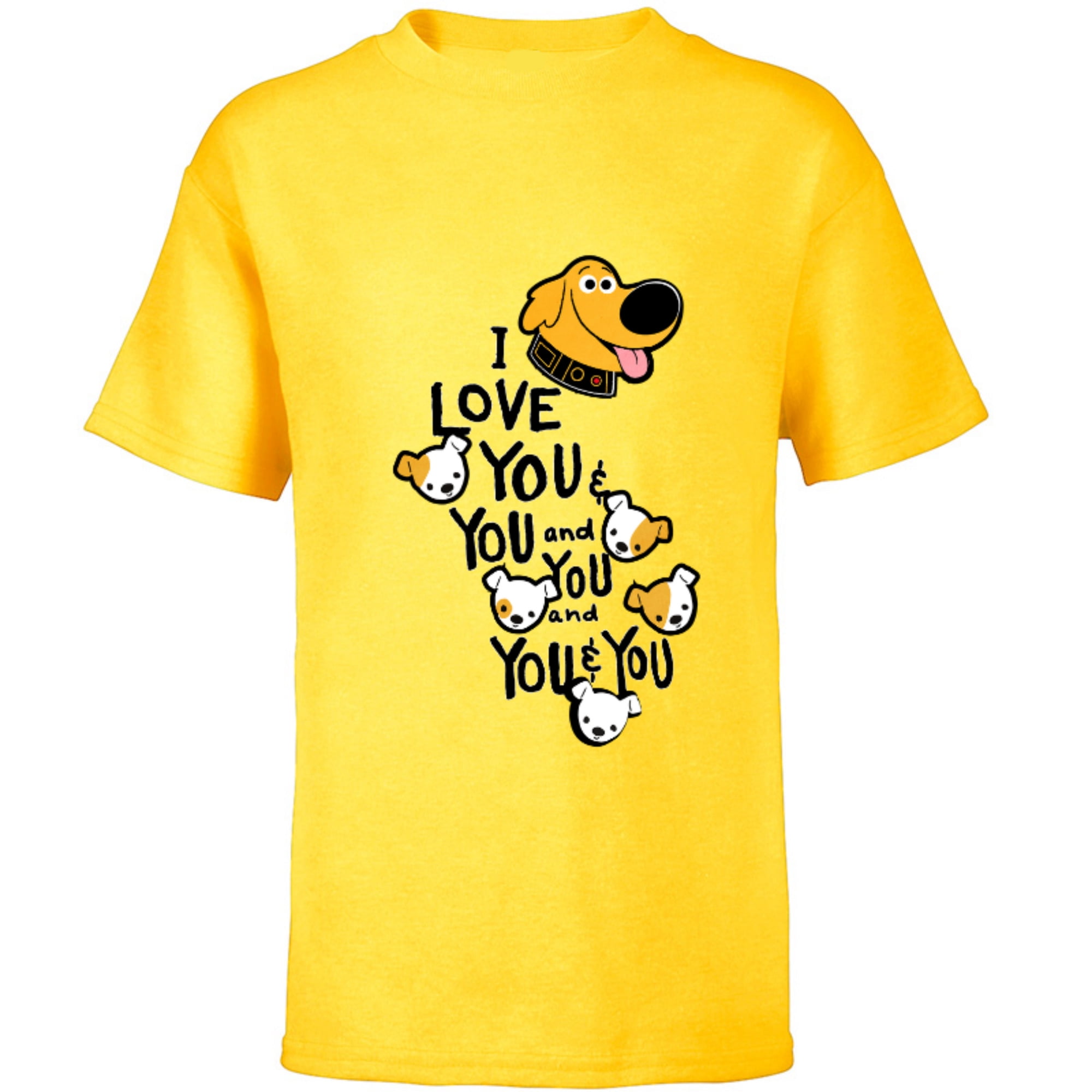 Disney and Pixar’s Dug Days Puppies I Love You and You - Short Sleeve T ...
