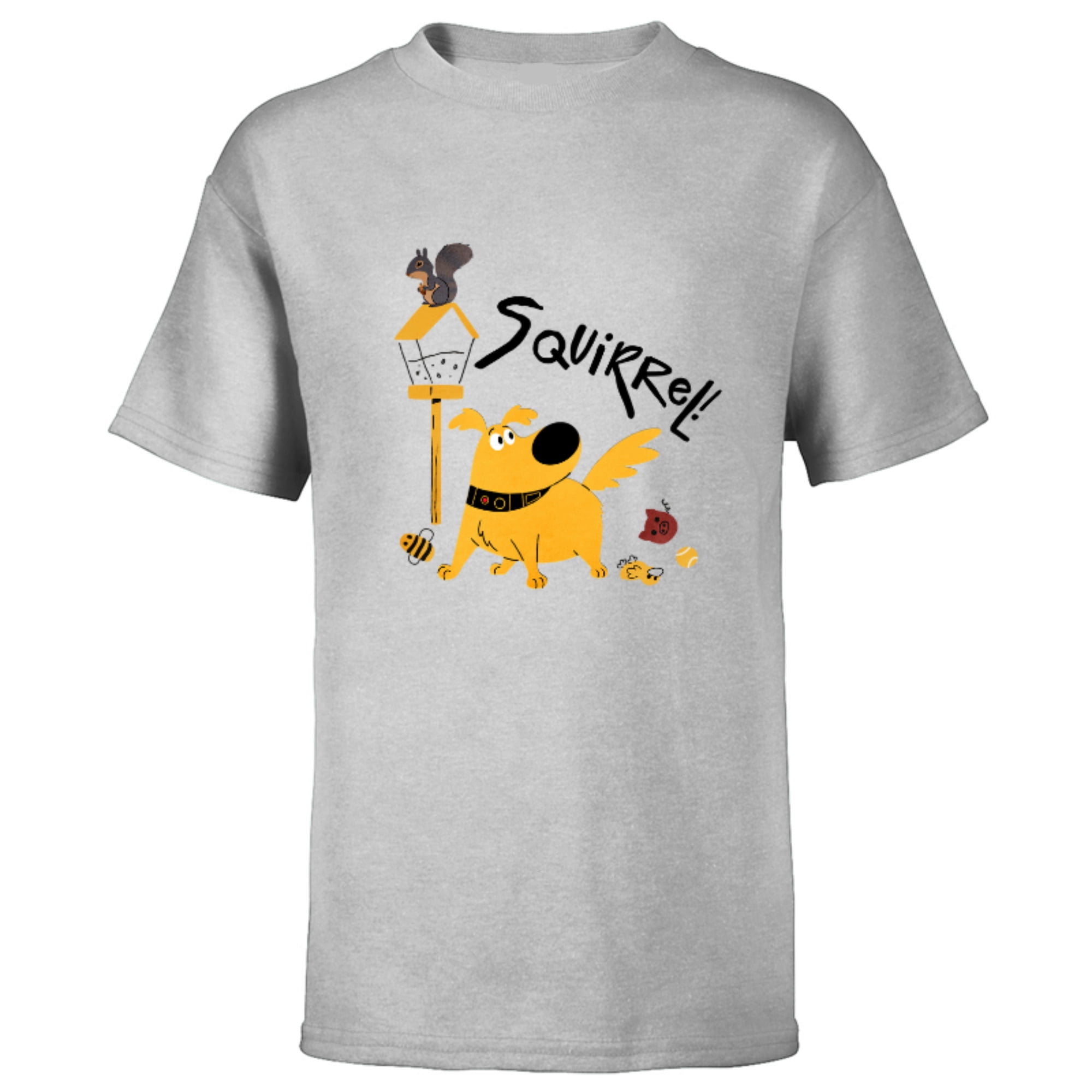 Disney and Pixar's Dug Days Squirrel Bird Feeder - Short Sleeve T-Shirt ...