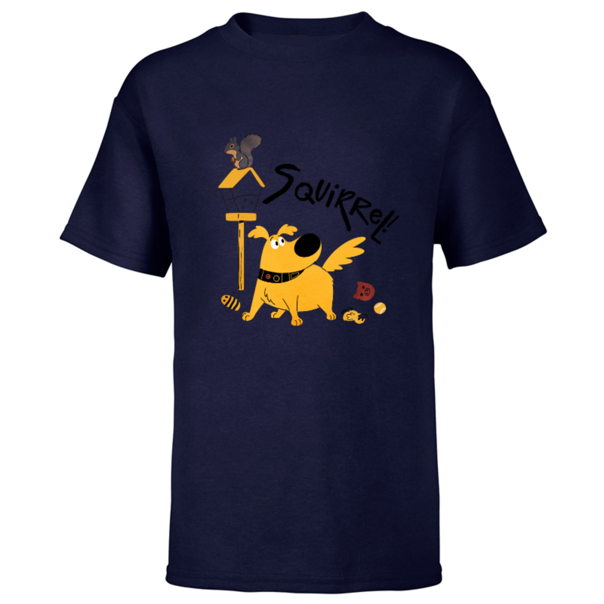 Disney and Pixar's Dug Days Squirrel Bird Feeder - Short Sleeve T-Shirt ...