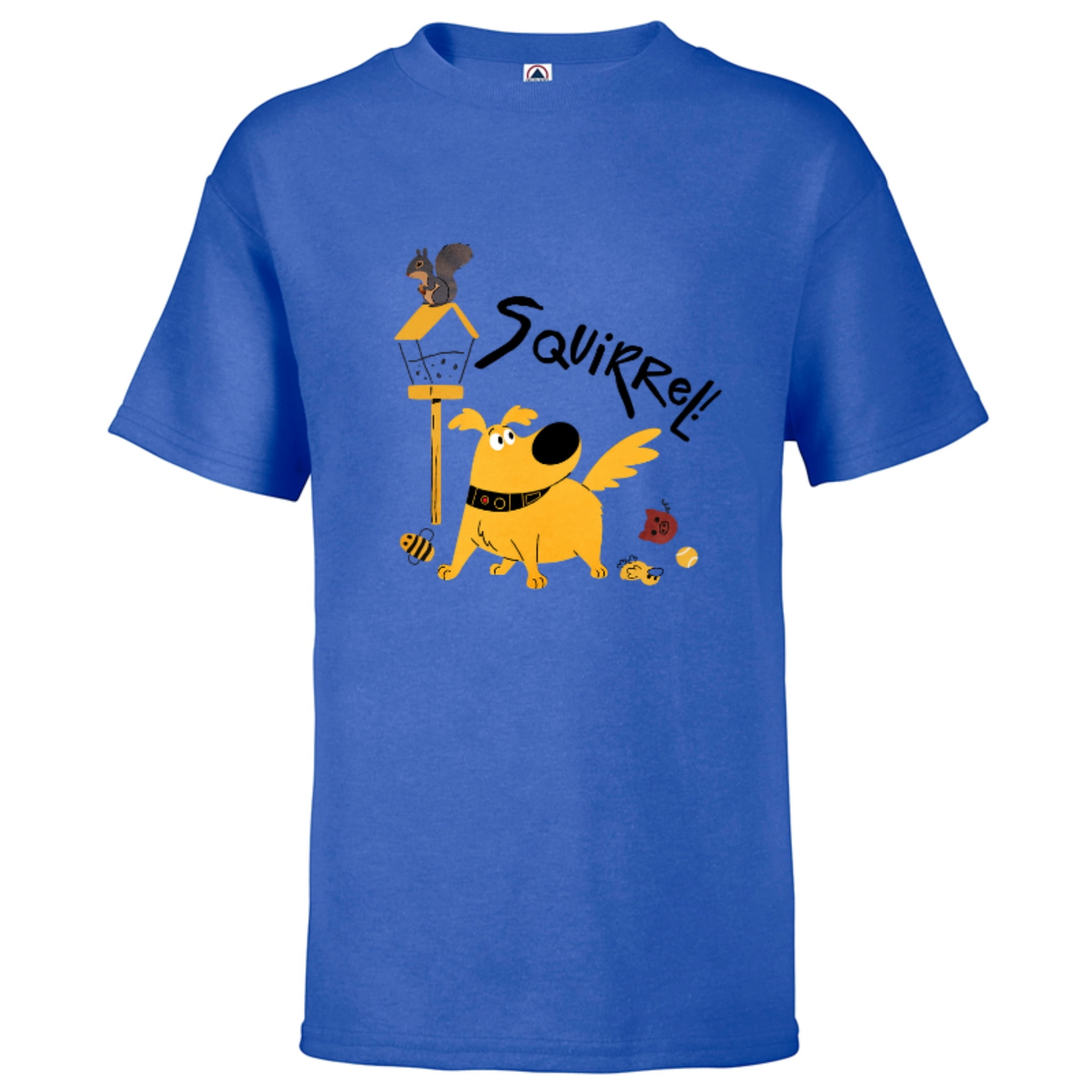 Disney and Pixar's Dug Days Squirrel Bird Feeder - Short Sleeve T-Shirt ...