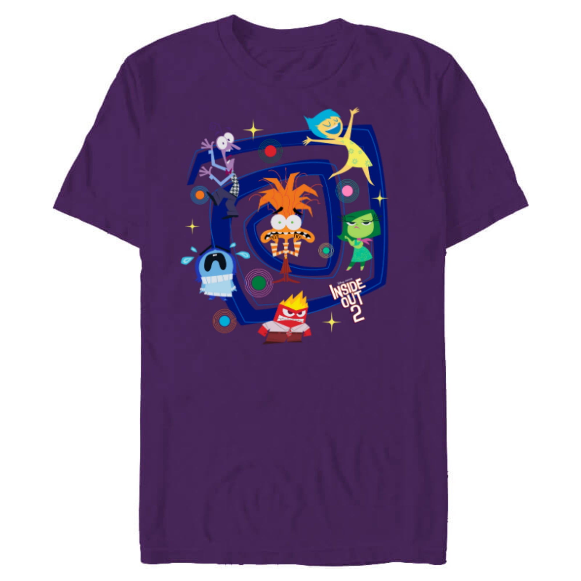 Disney and Pixar’s Inside Out 2 Anxiety Emotional Spiral- Short Sleeve ...