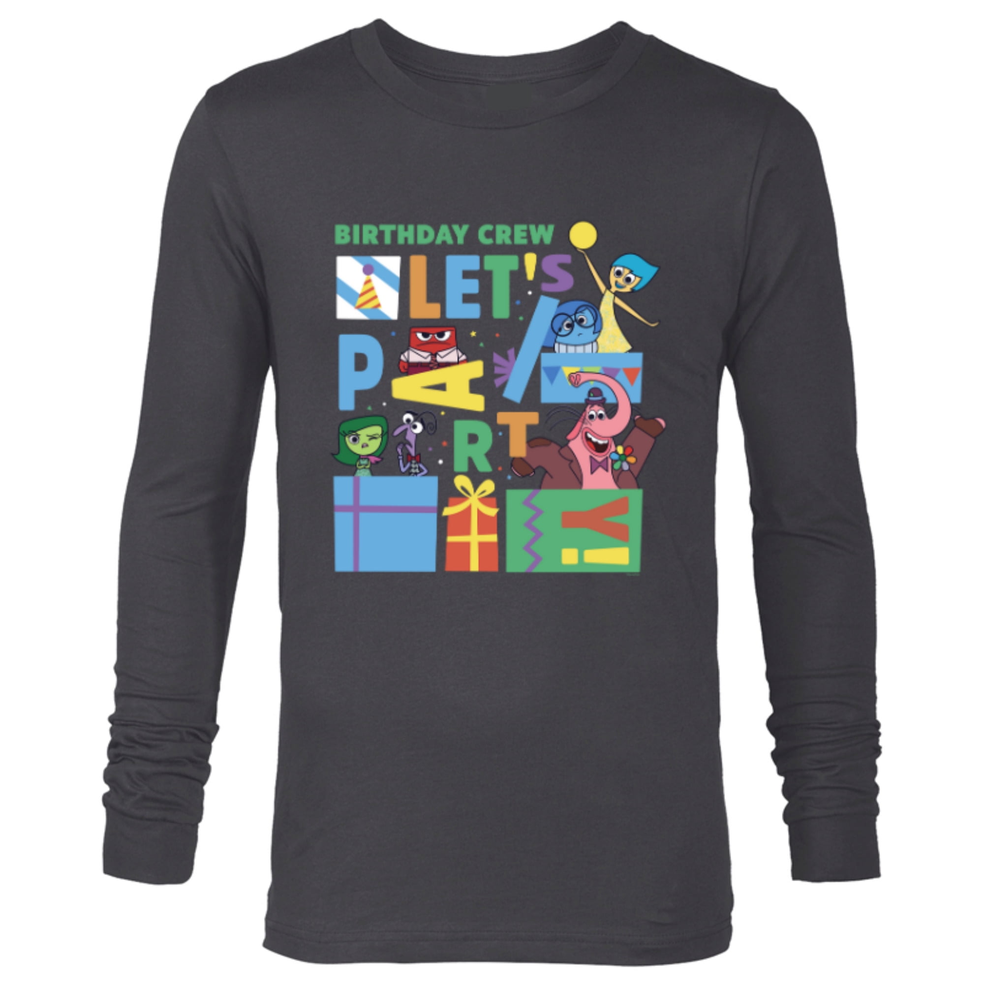 Disney and Pixar’s Inside Out Birthday Crew Let’s Party - Long Sleeve T ...