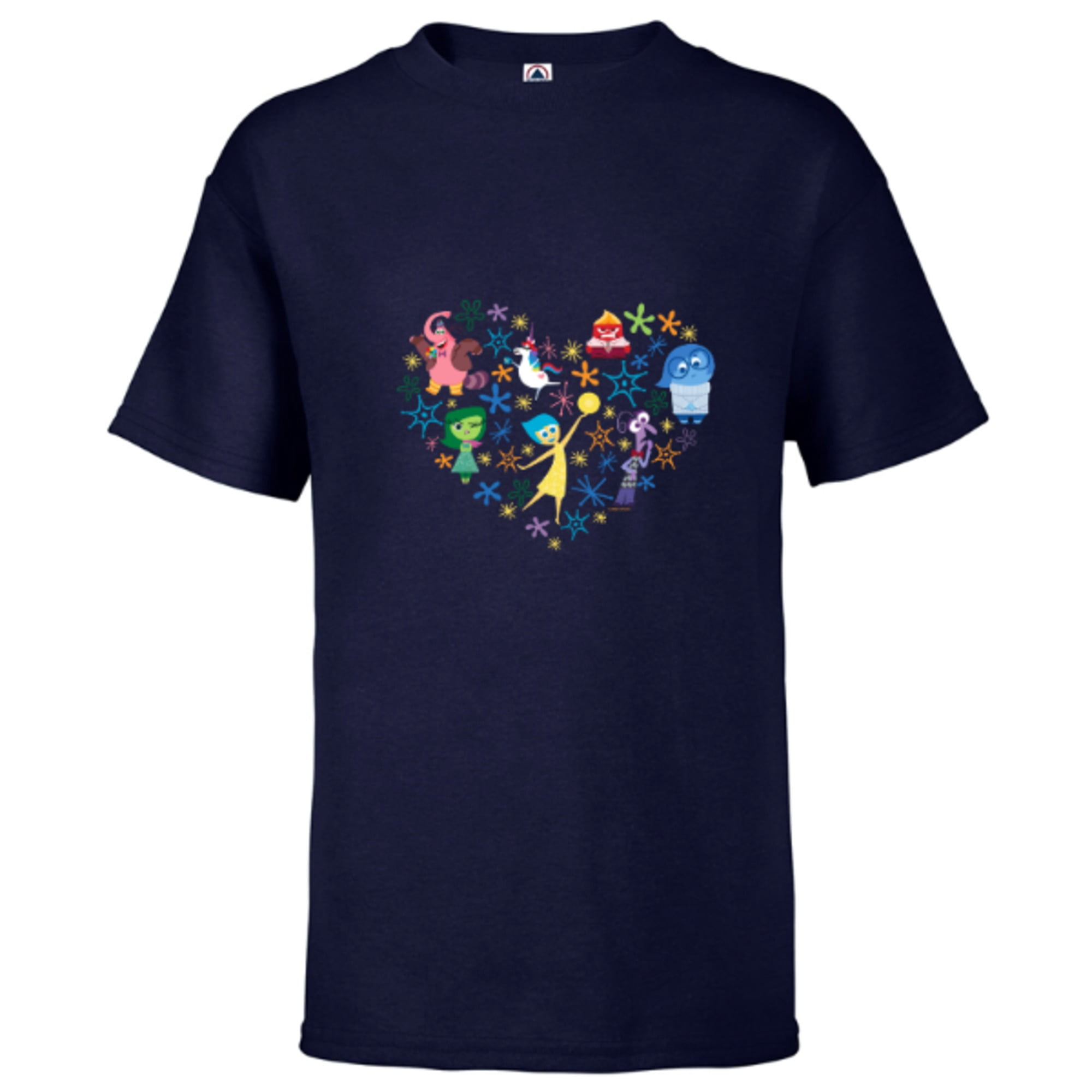 Disney and Pixar’s Inside Out Emotions Heart - Short Sleeve T-Shirt for ...