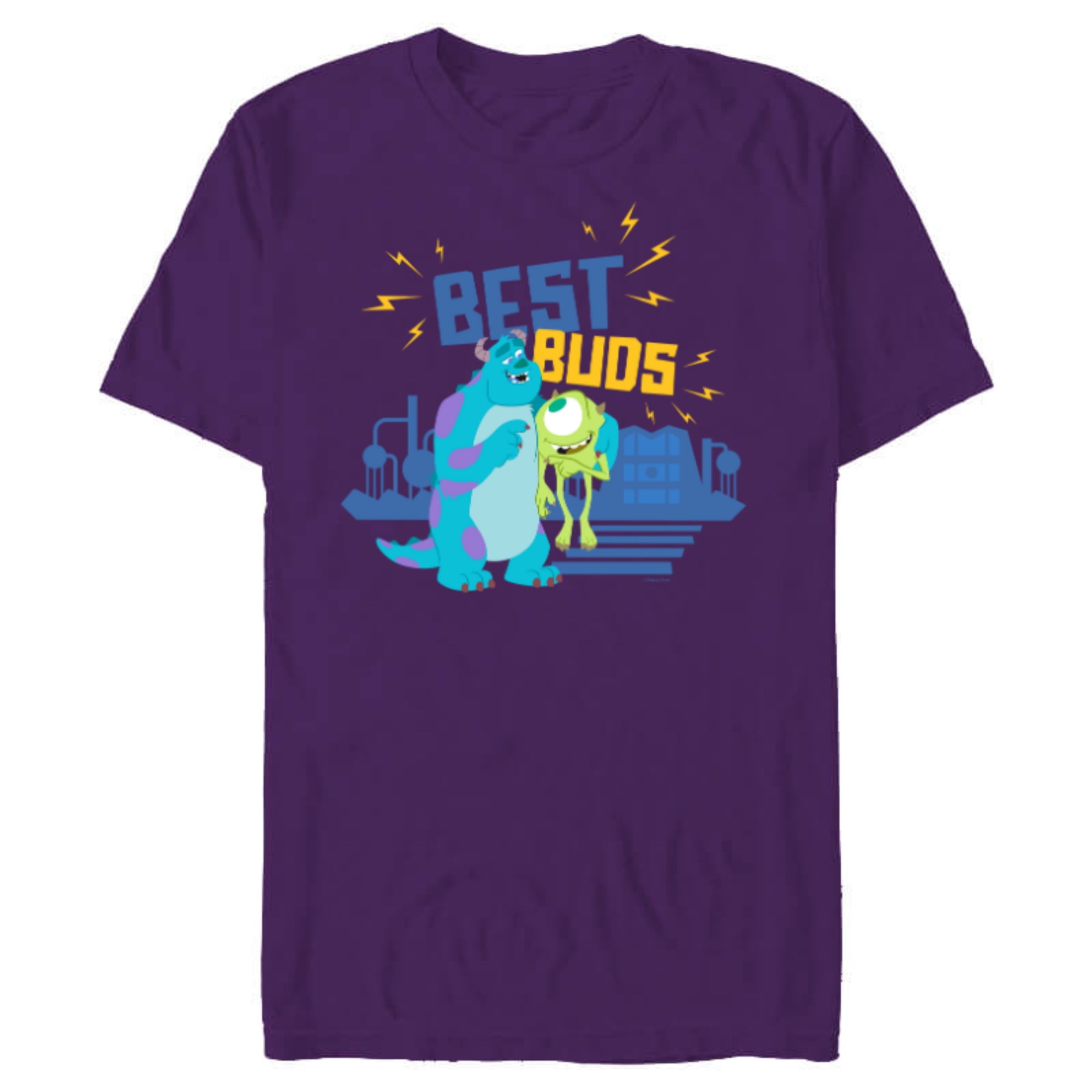 Disney and Pixar’s Monsters, Inc. Mike and Sulley Best Buds - Short Sleeve Blended T-Shirt for ...