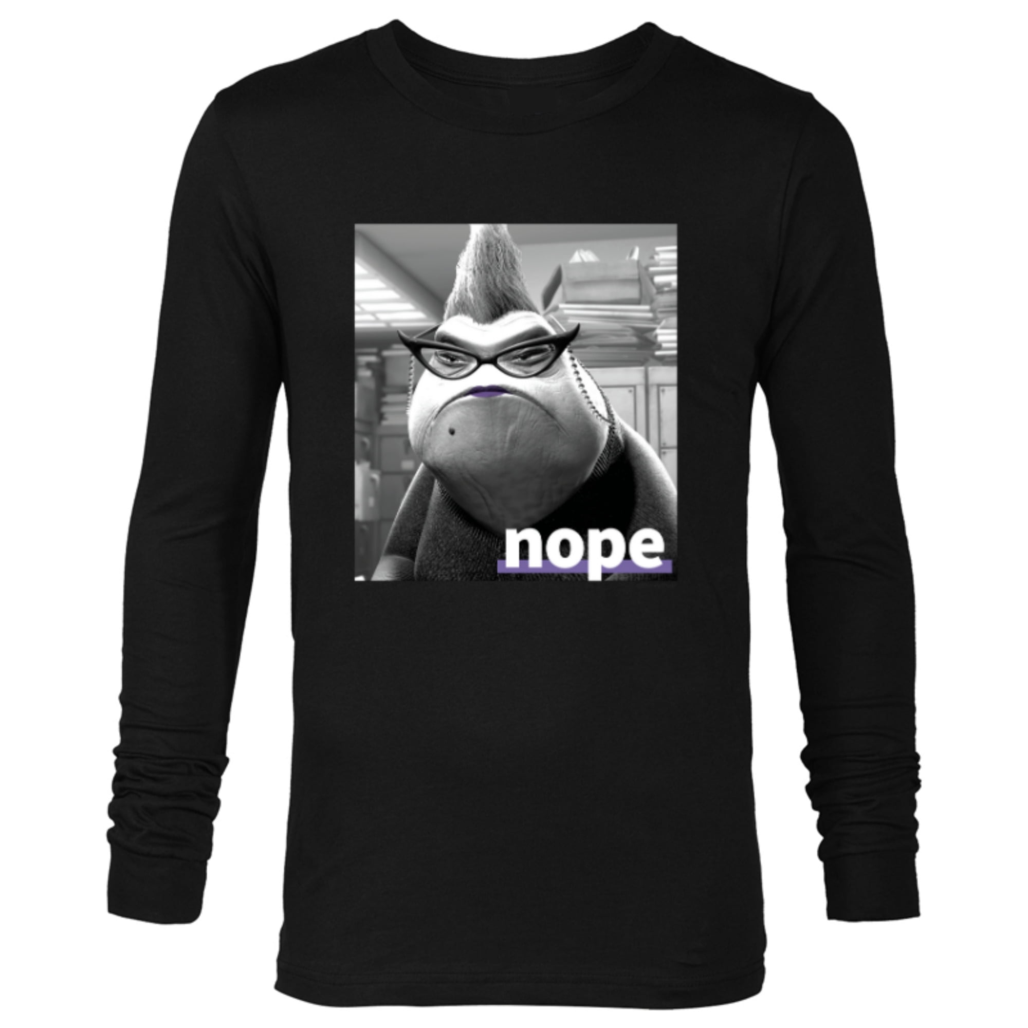 Disney and Pixar’s Monsters, Inc. Roz Nope Quote - Long Sleeve T-Shirt ...