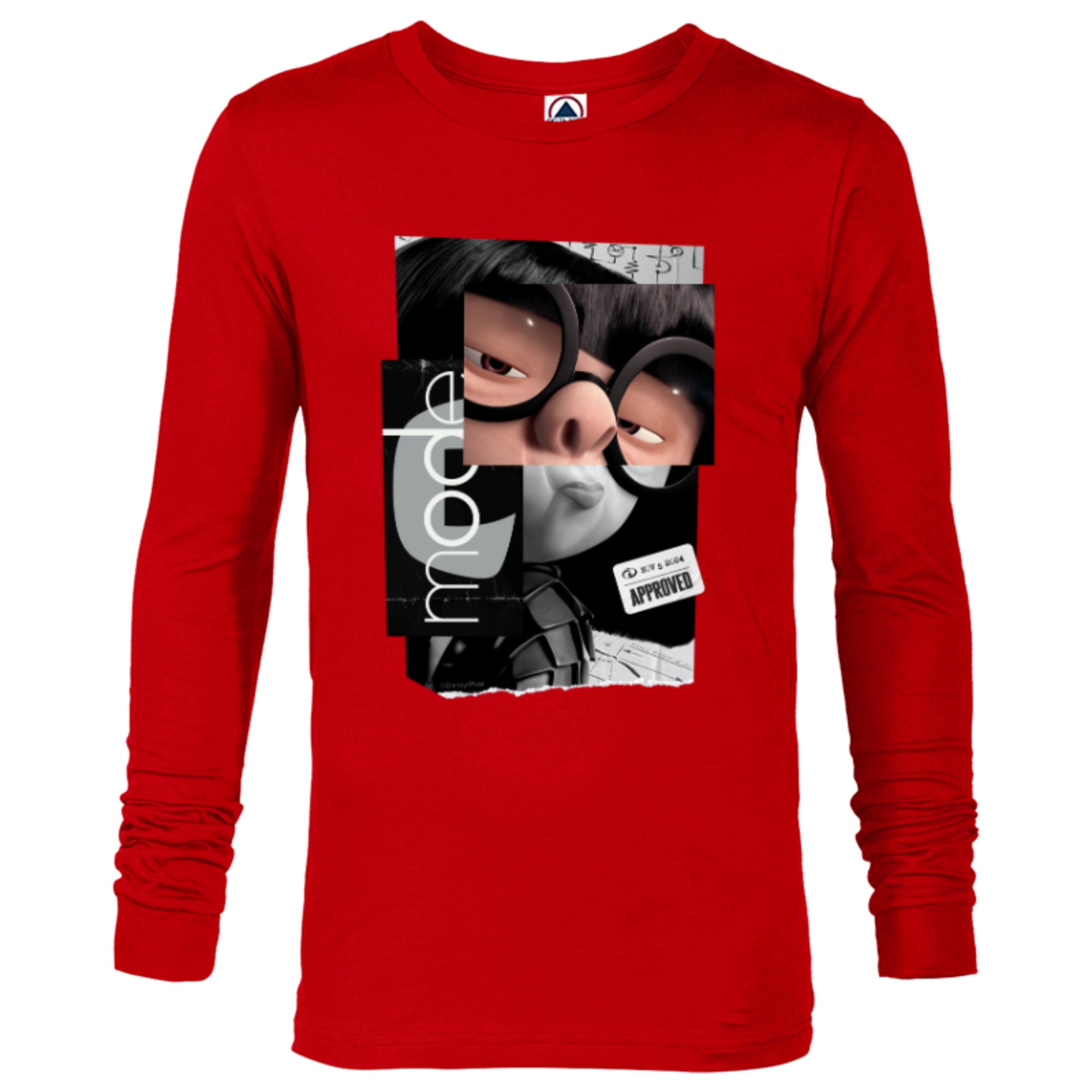 Disney and Pixar’s The Incredibles Edna Mode Fashion Logo - Long Sleeve ...