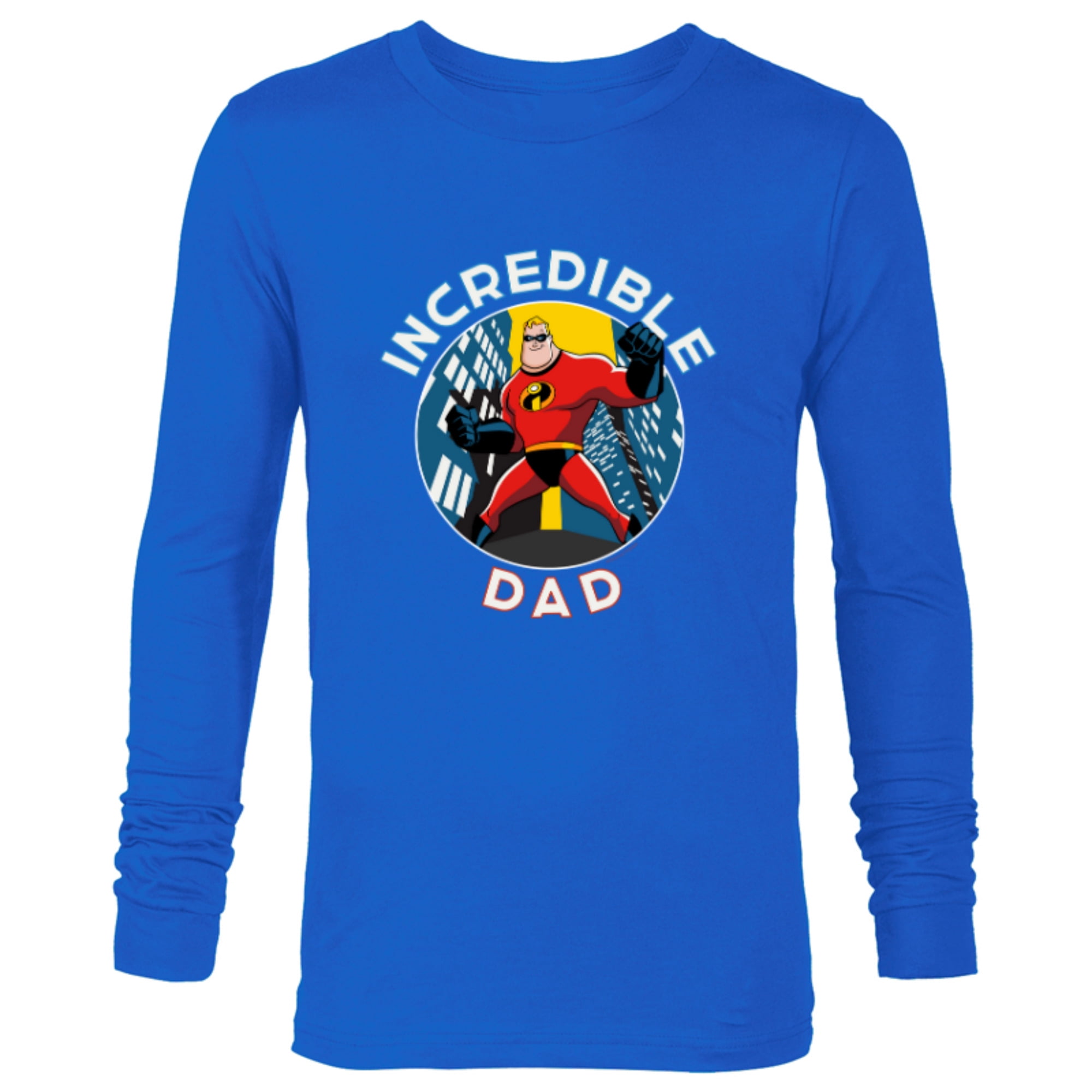 Disney and Pixar’s The Incredibles Mr. Incredible Dad - Long Sleeve T-Shirt for Men - Customized ...