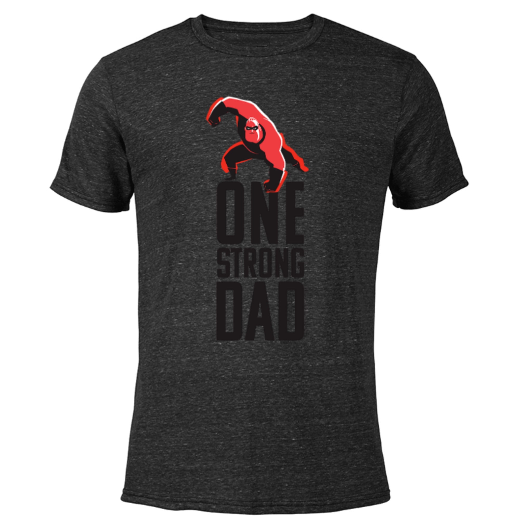 Disney and Pixar’s The Incredibles One Strong Dad - Short Sleeve Blended T-Shirt for Adults ...