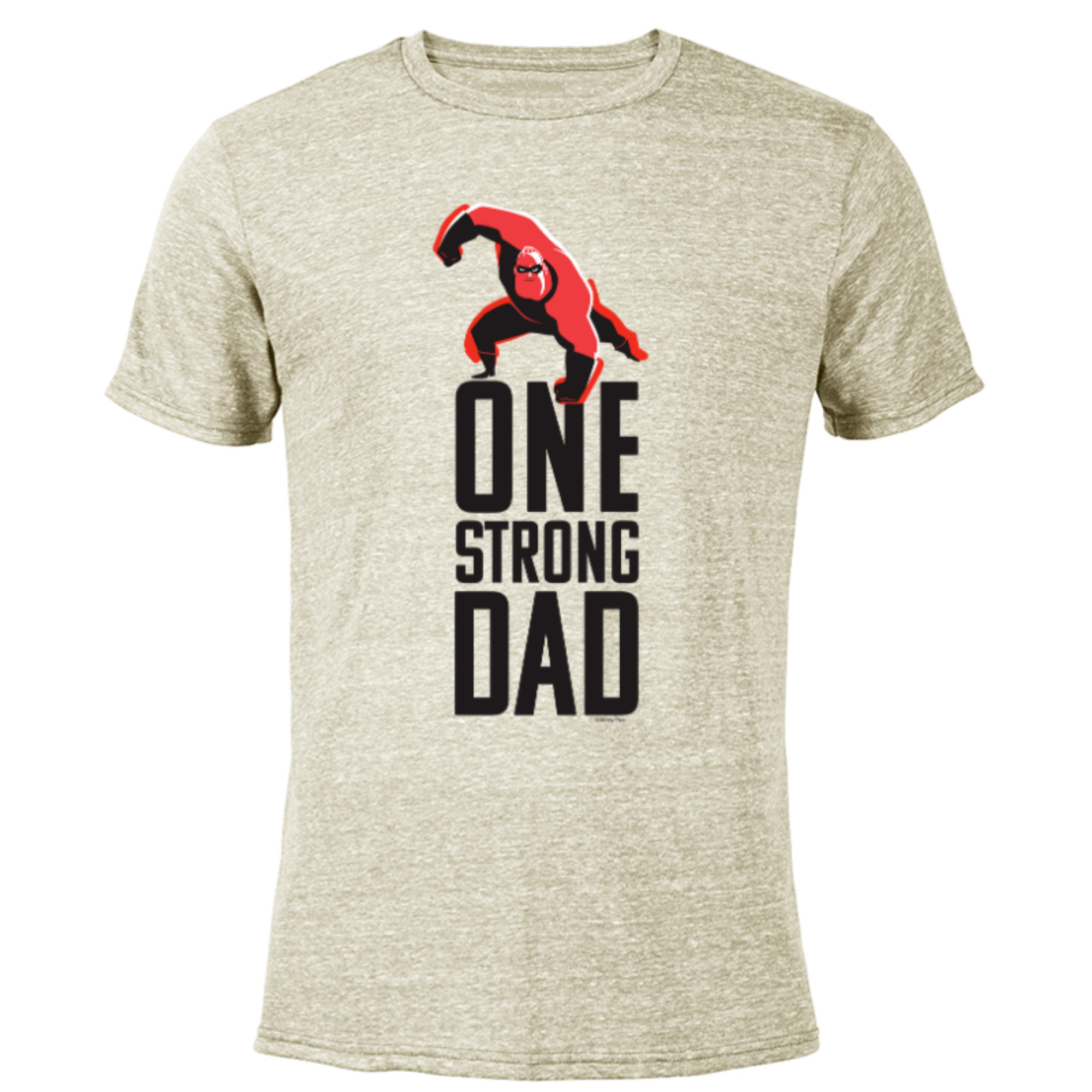 Disney and Pixar’s The Incredibles One Strong Dad - Short Sleeve Blended T-Shirt for Adults ...