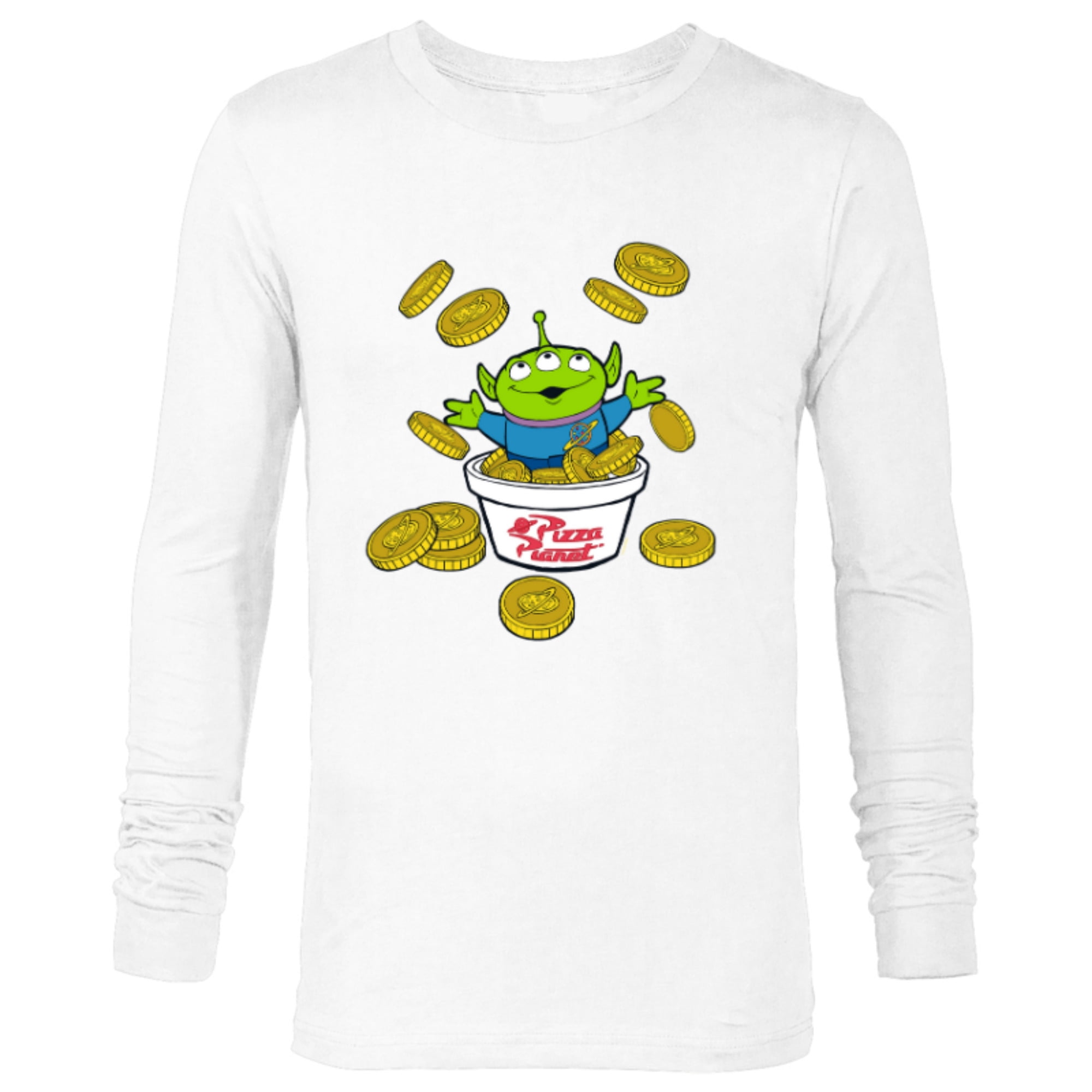 Disney and Pixar’s Toy Story Alien Pizza Planet Tokens - Long Sleeve T ...