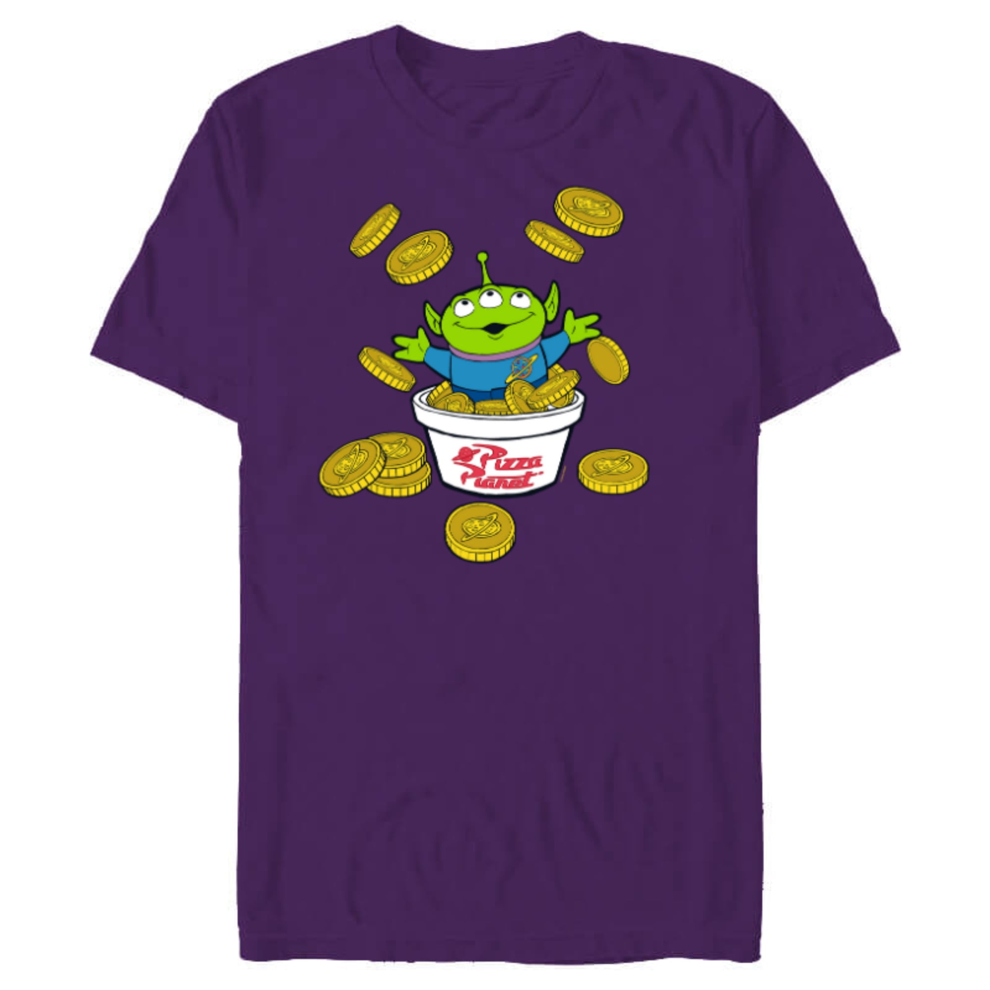 Disney and Pixar’s Toy Story Alien Pizza Planet Tokens - Short Sleeve ...