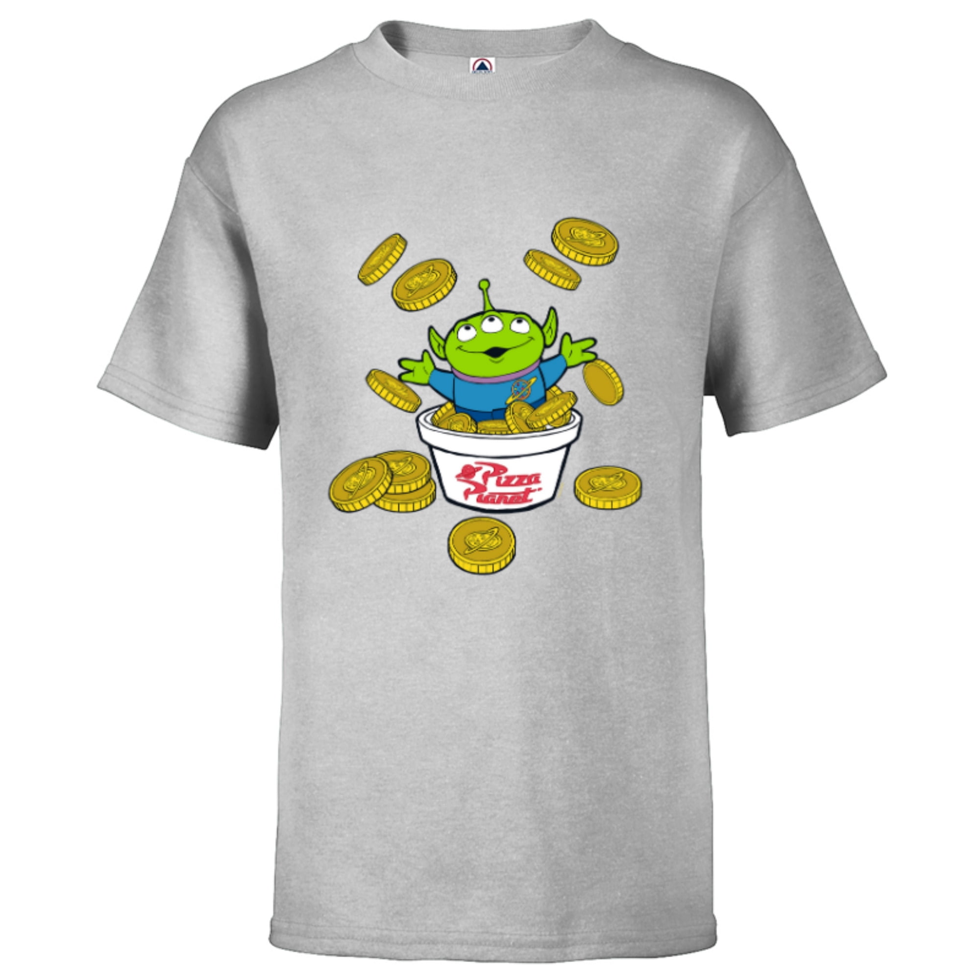 Disney and Pixar’s Toy Story Alien Pizza Planet Tokens - Short Sleeve T ...
