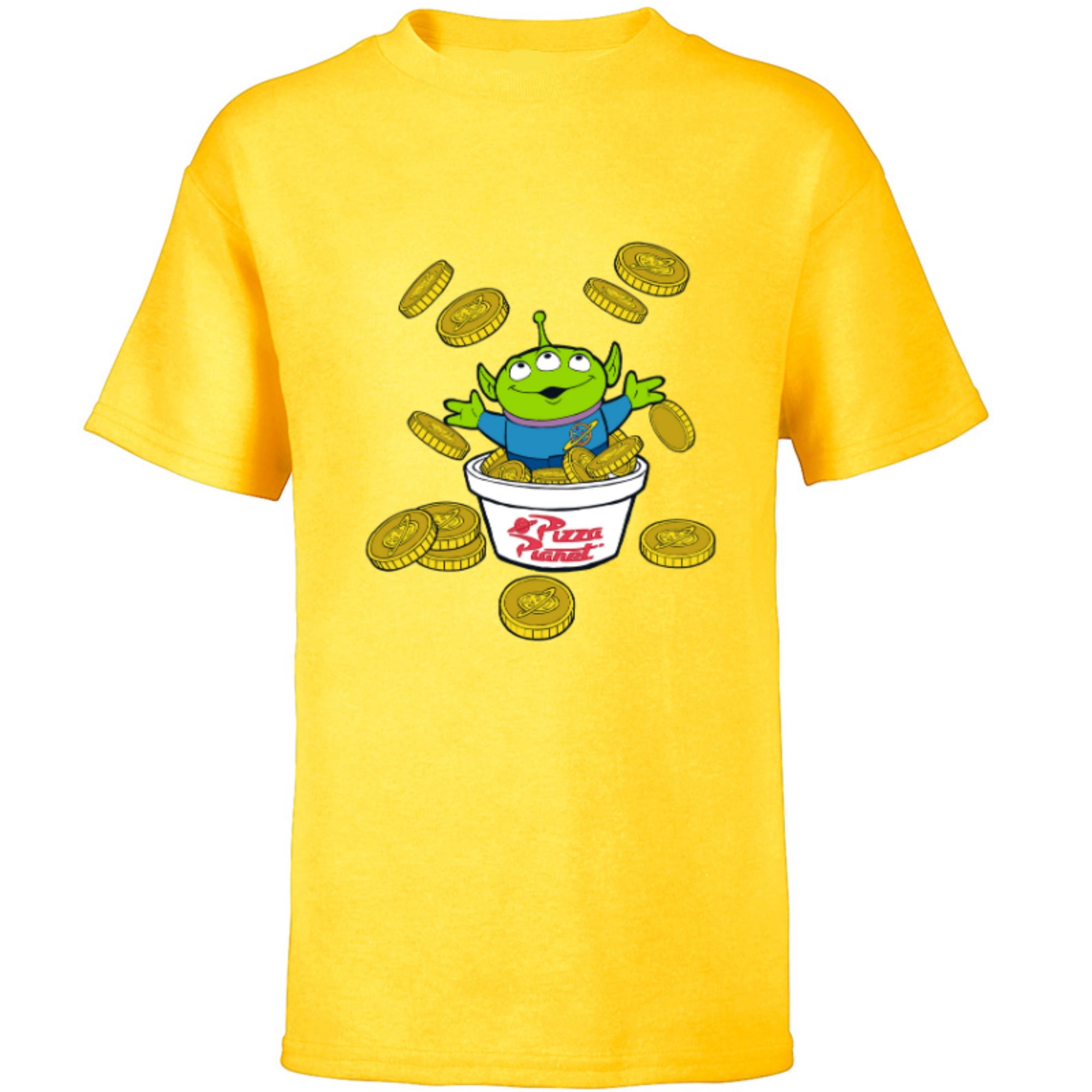 Disney and Pixar’s Toy Story Alien Pizza Planet Tokens - Short Sleeve T ...