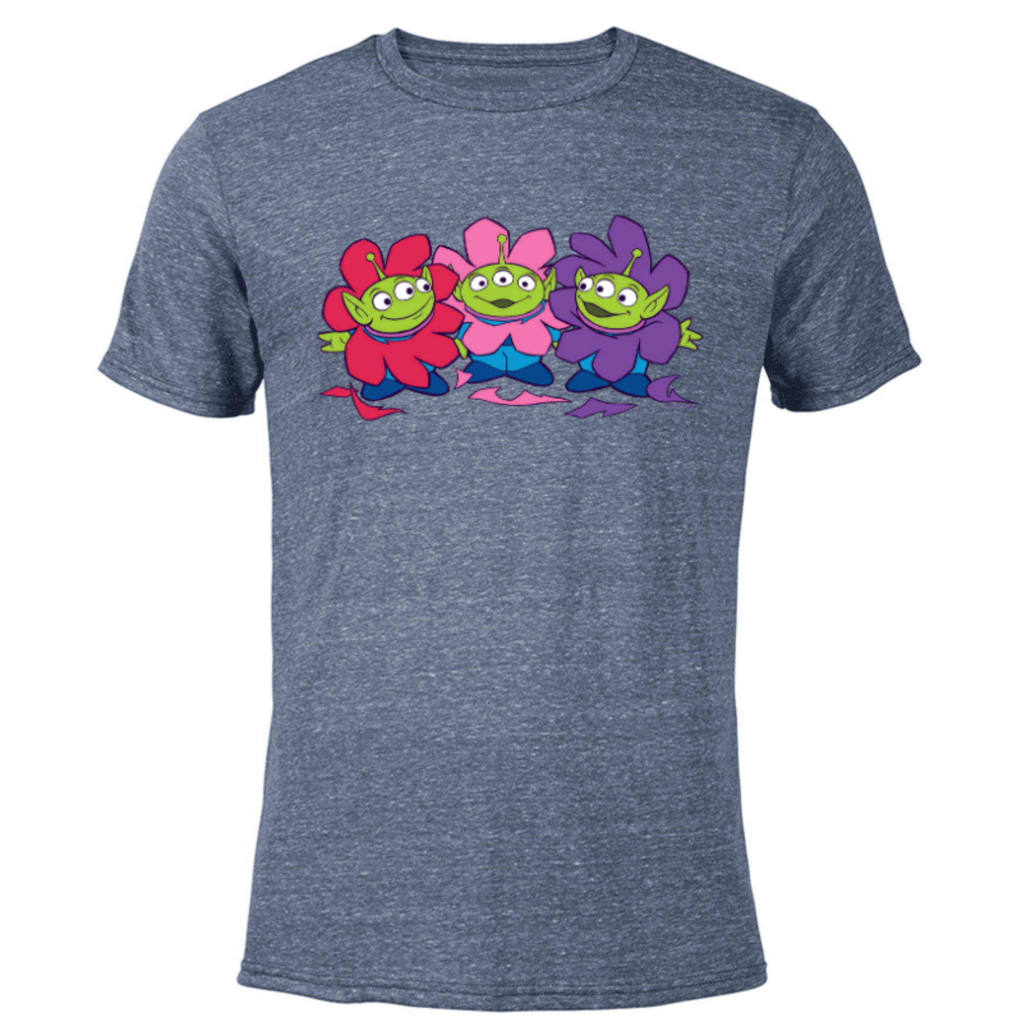 Disney and Pixar’s Toy Story Cute Aliens Flowers - Short Sleeve Blended ...