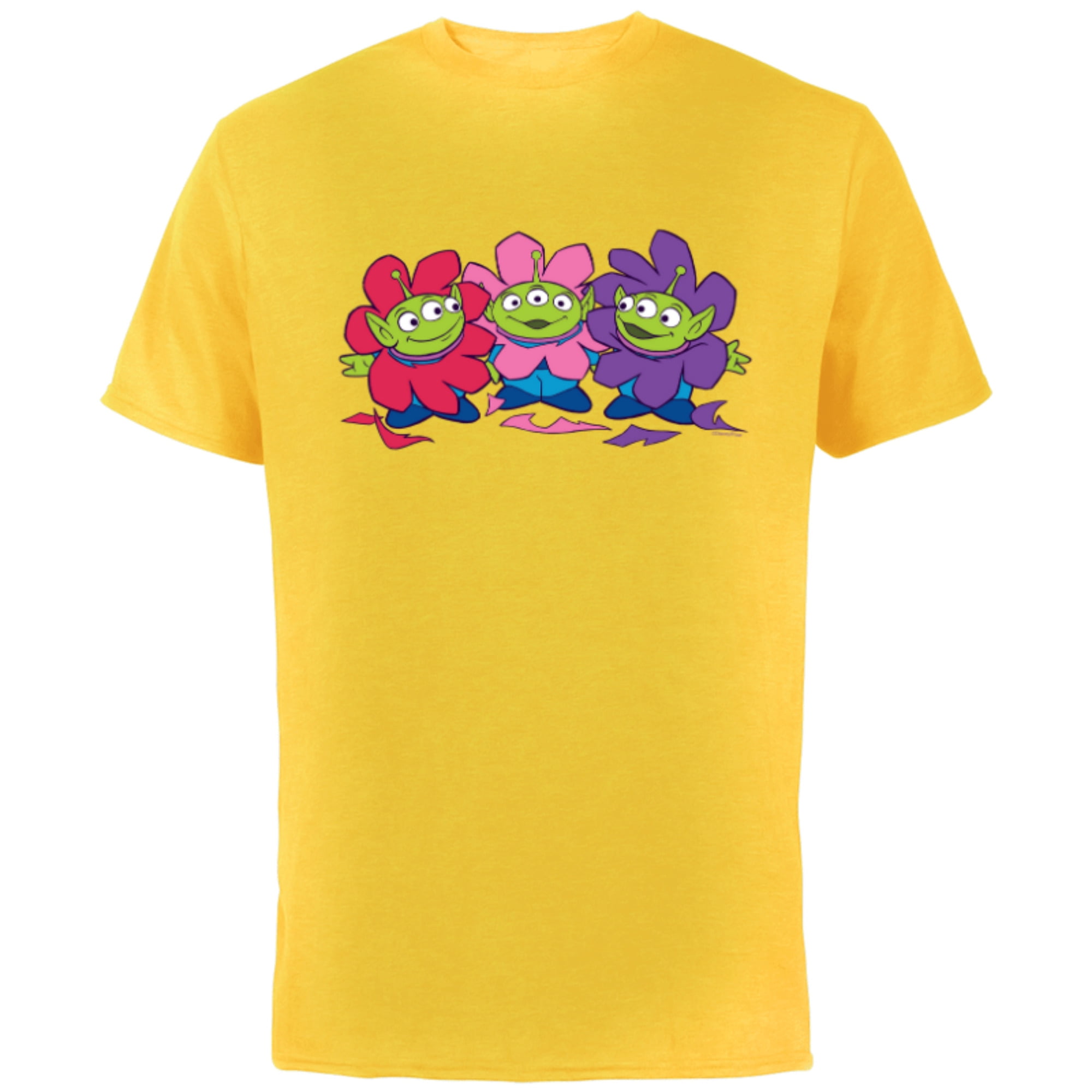 Disney and Pixar’s Toy Story Cute Aliens Flowers - Short Sleeve Cotton ...