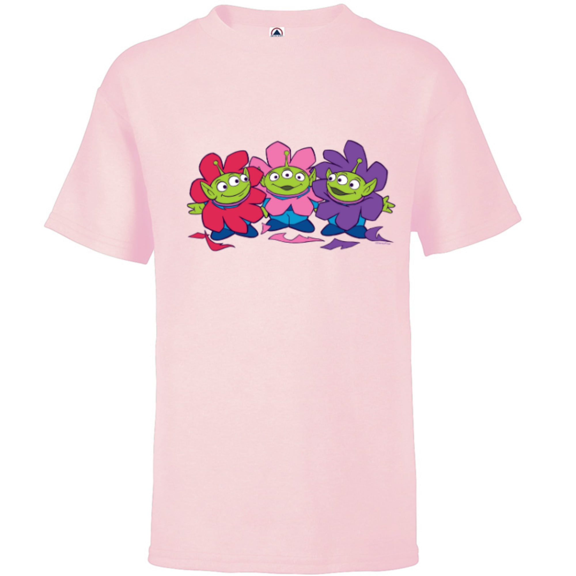 Disney and Pixar’s Toy Story Cute Aliens Flowers - Short Sleeve T-Shirt ...