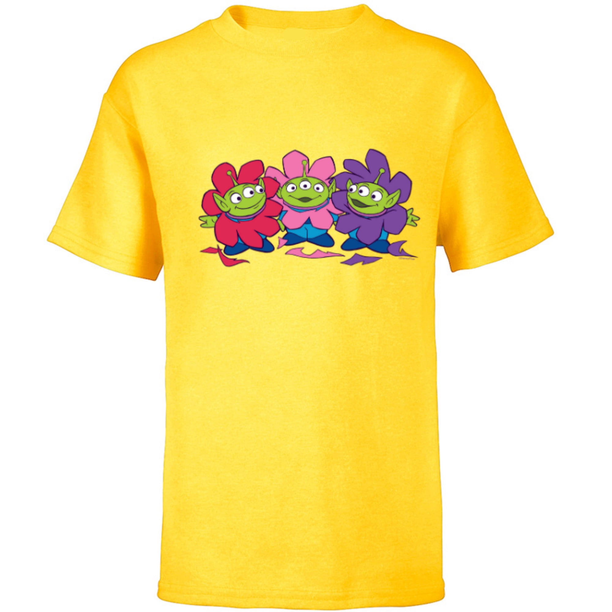 Disney and Pixar’s Toy Story Cute Aliens Flowers - Short Sleeve T-Shirt ...