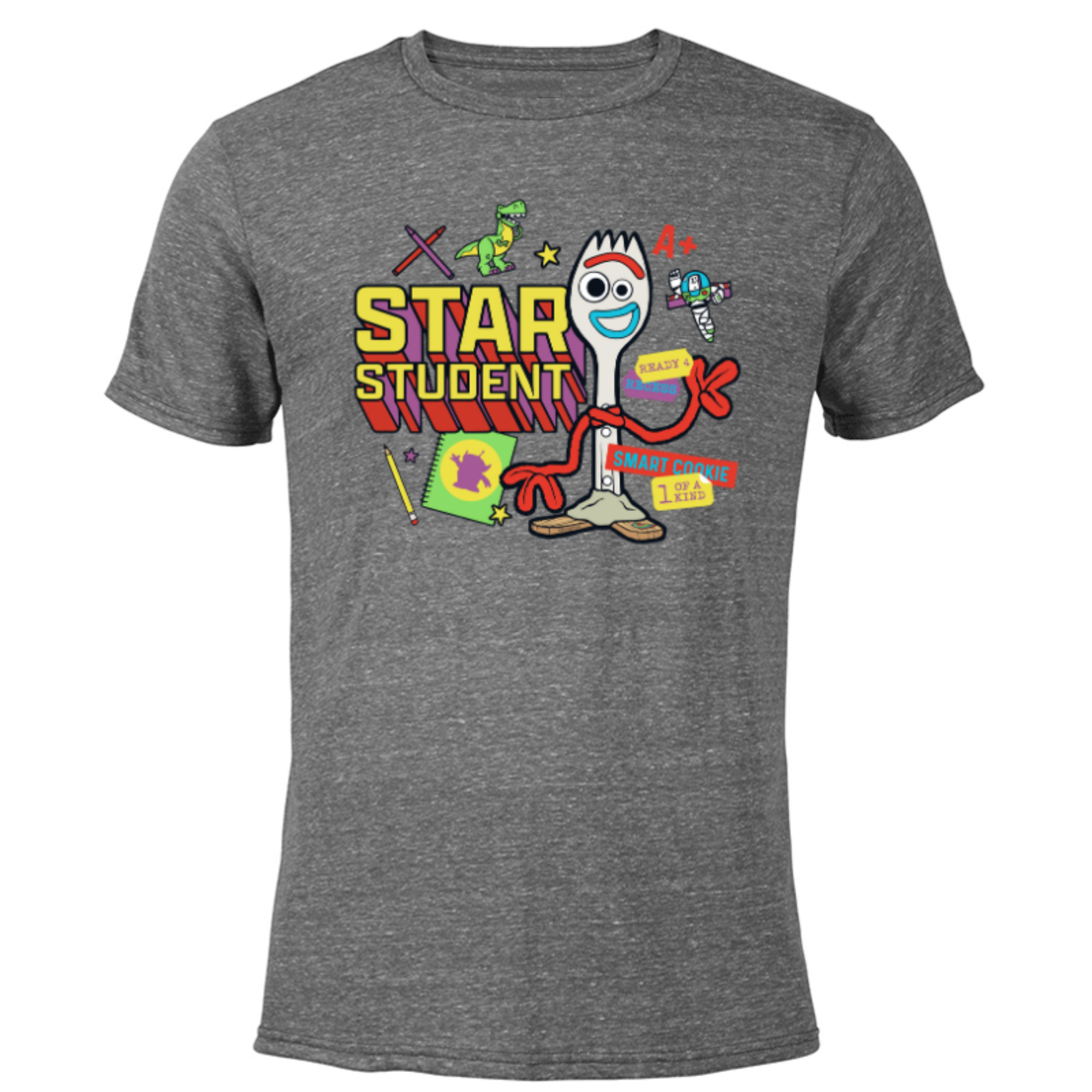 Disney and Pixar’s Toy Story Forky Star Student - Short Sleeve Blended ...