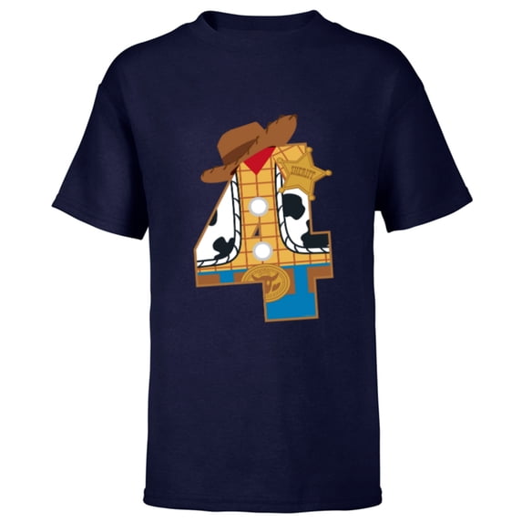 Disney and Pixar’s Toy Story Fourth Birthday 4 Years Old - Short Sleeve ...