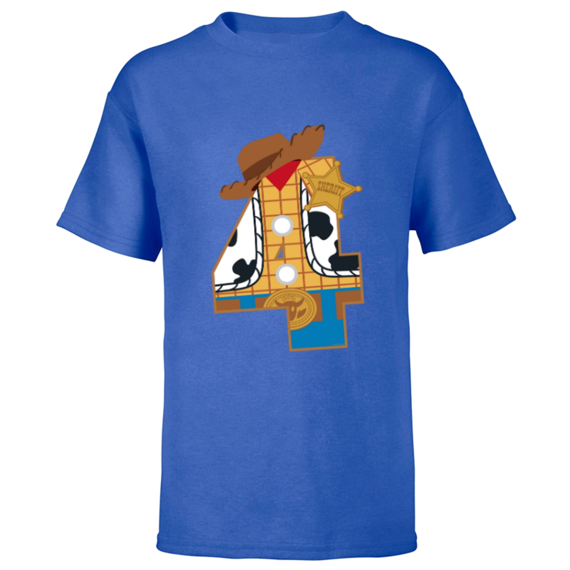 Disney and Pixar’s Toy Story Fourth Birthday 4 Years Old - Short Sleeve ...