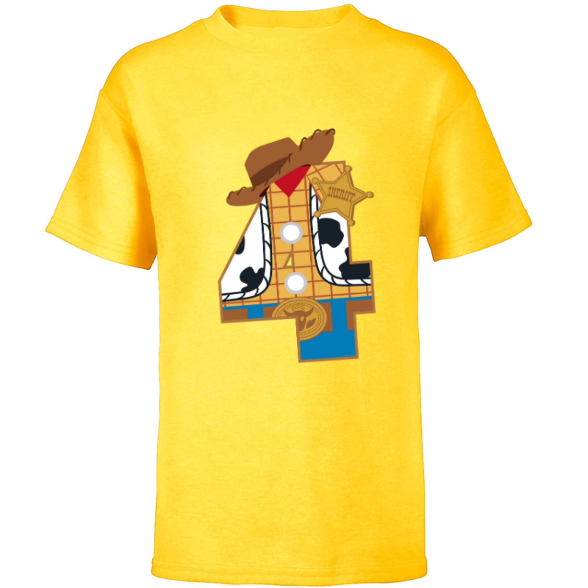Disney and Pixar’s Toy Story Fourth Birthday 4 Years Old - Short Sleeve ...