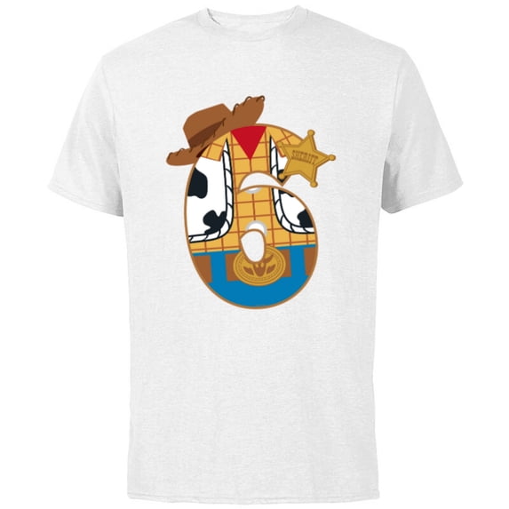 Disney and Pixar’s Toy Story Sixth Birthday 6 Years Old - Short Sleeve ...