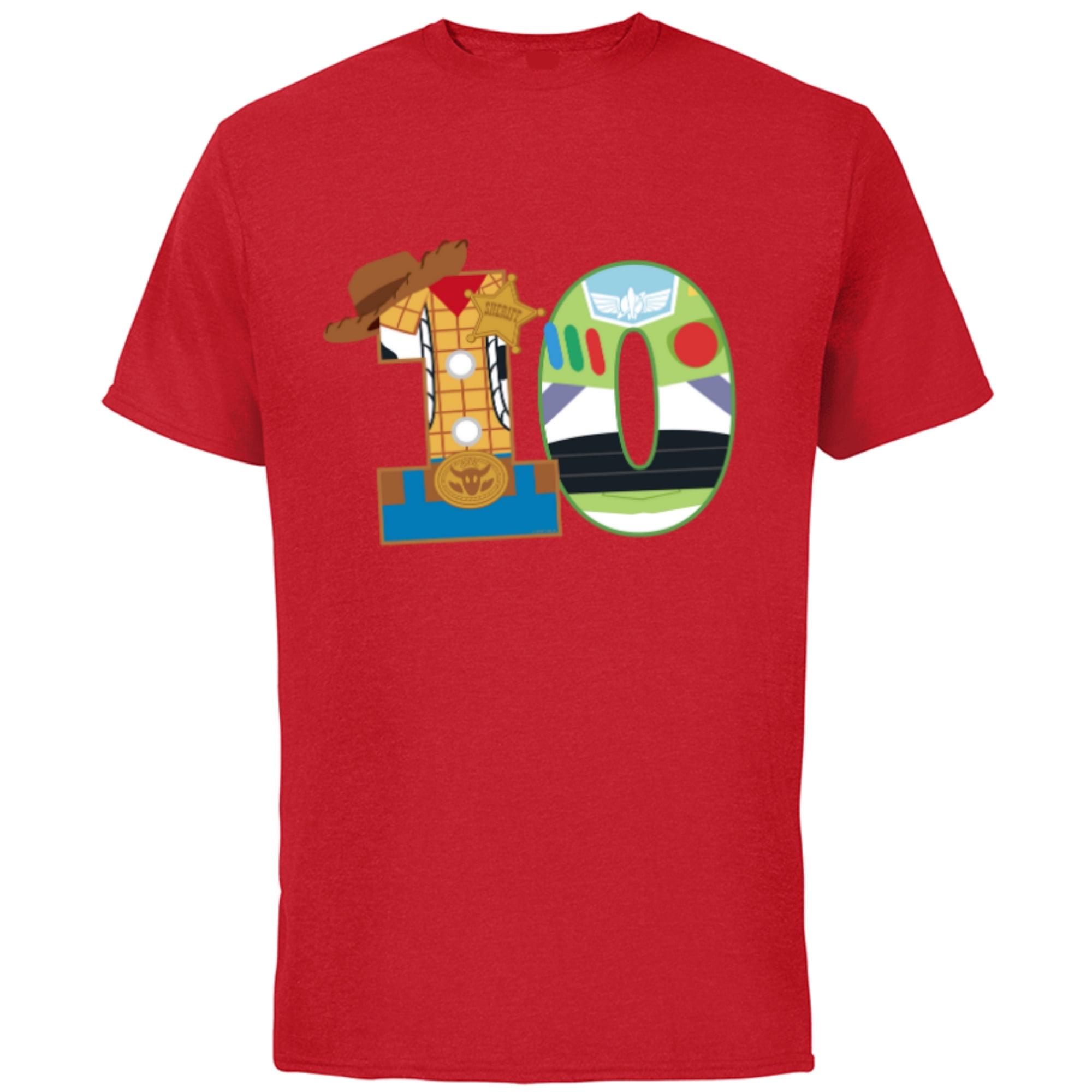 Disney and Pixar’s Toy Story Tenth Birthday 10 Years Old - Short Sleeve ...