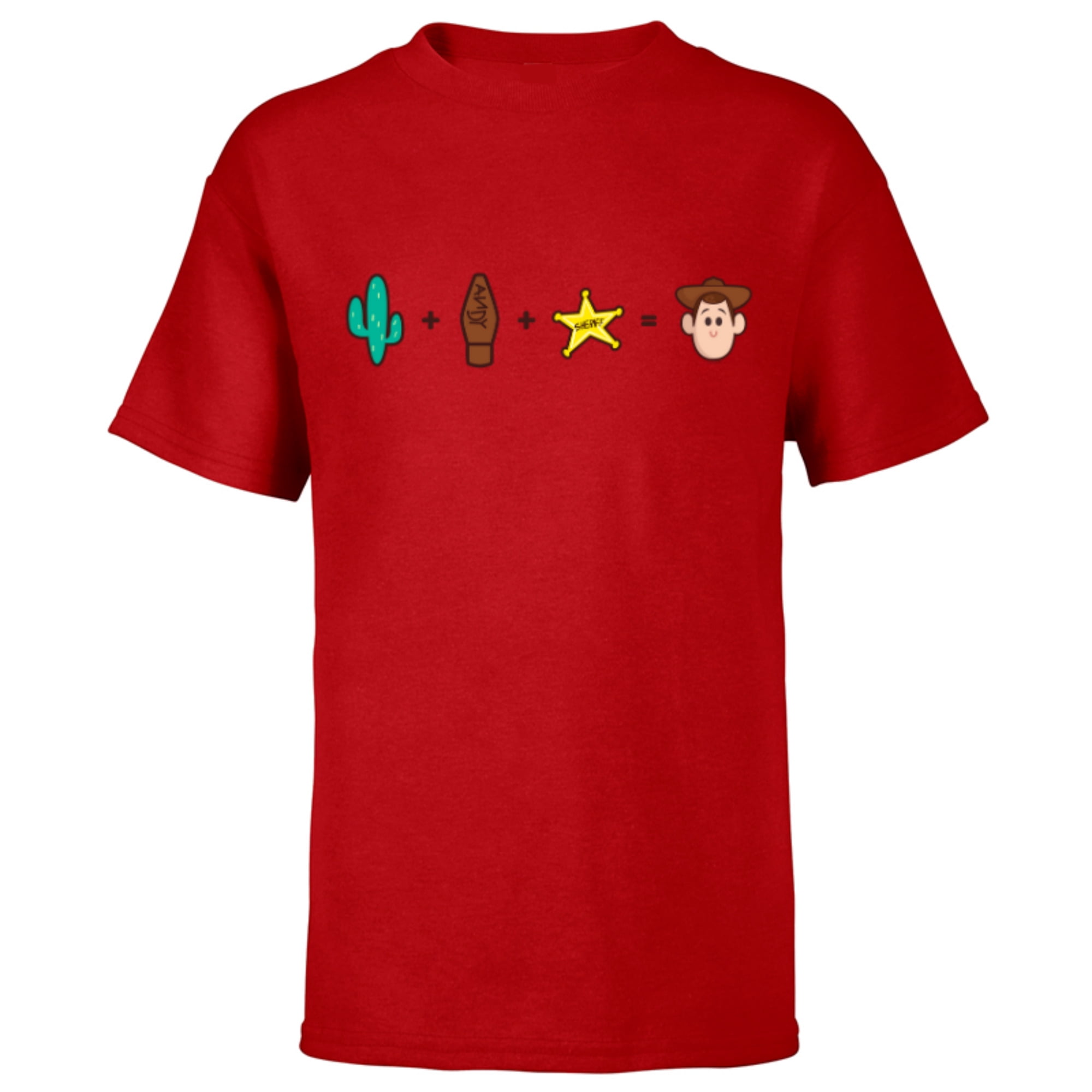 Disney and Pixar’s Toy Story Woody Emoji Code Formula - Short Sleeve T ...