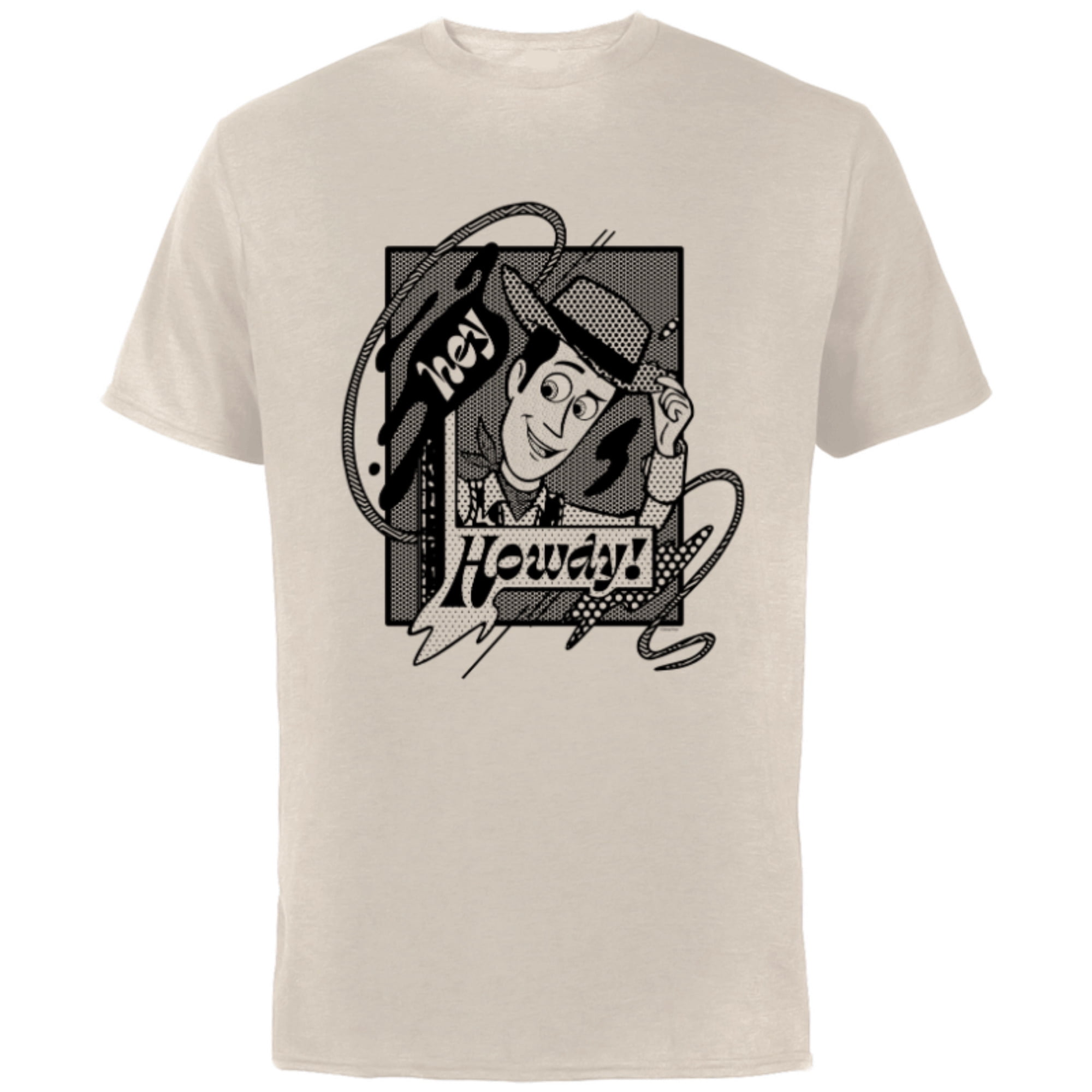 Disney and Pixar’s Toy Story Woody Hey Howdy! - Short Sleeve Cotton T ...