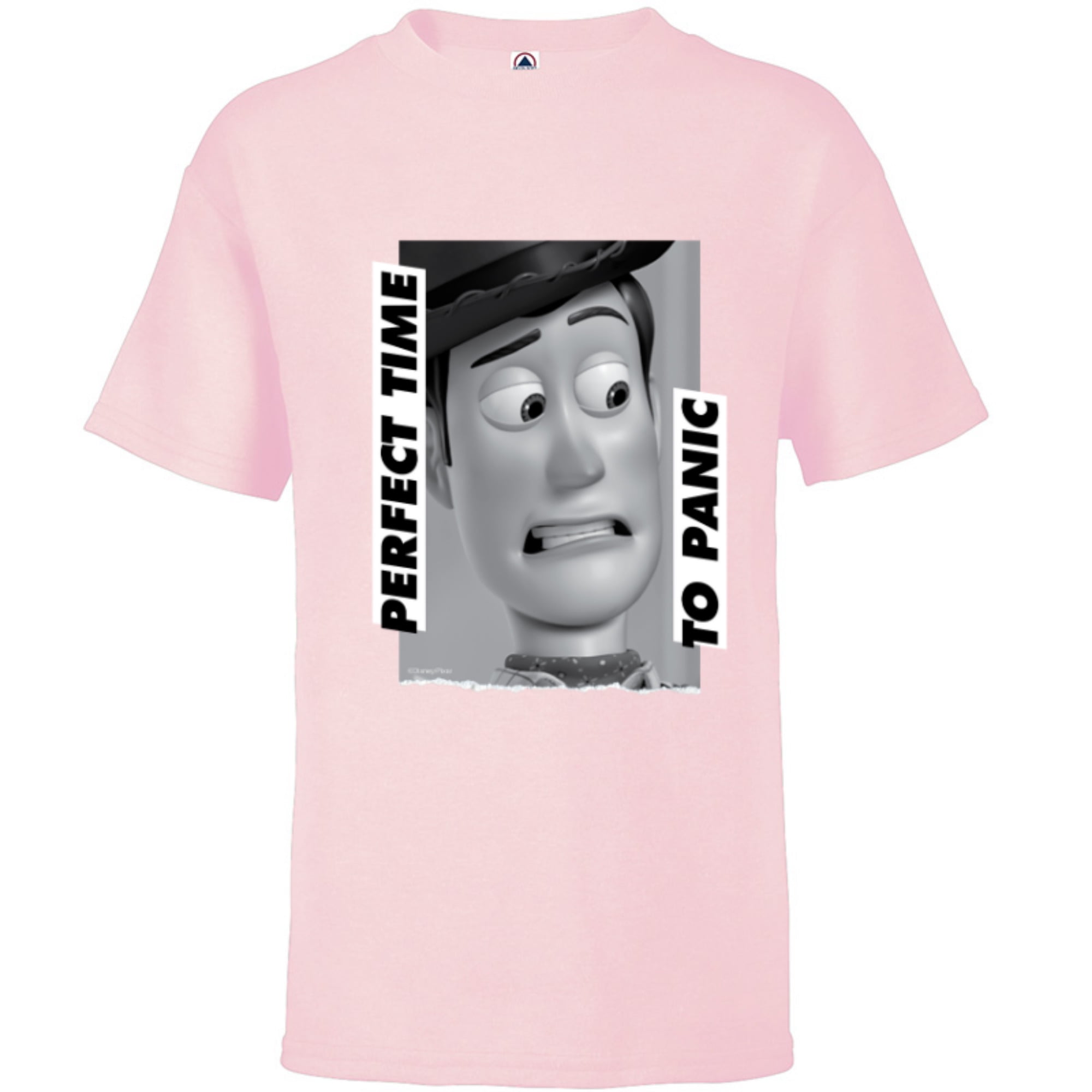 Disney and Pixar’s Toy Story Woody Perfect Time to Panic - Short Sleeve ...