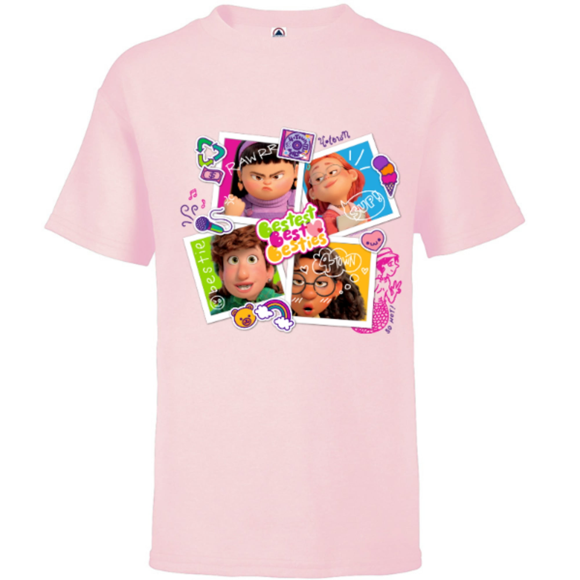 Disney and Pixar’s Turning Red Bestest Best Besties - Short Sleeve T ...