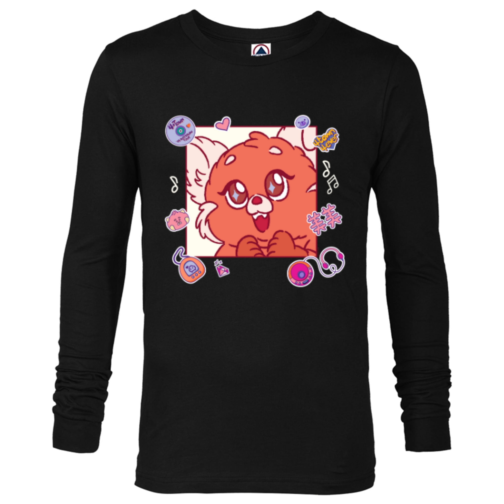 Disney and Pixar’s Turning Red Fluffy Cute ‘90s Panda Mei - Long Sleeve ...